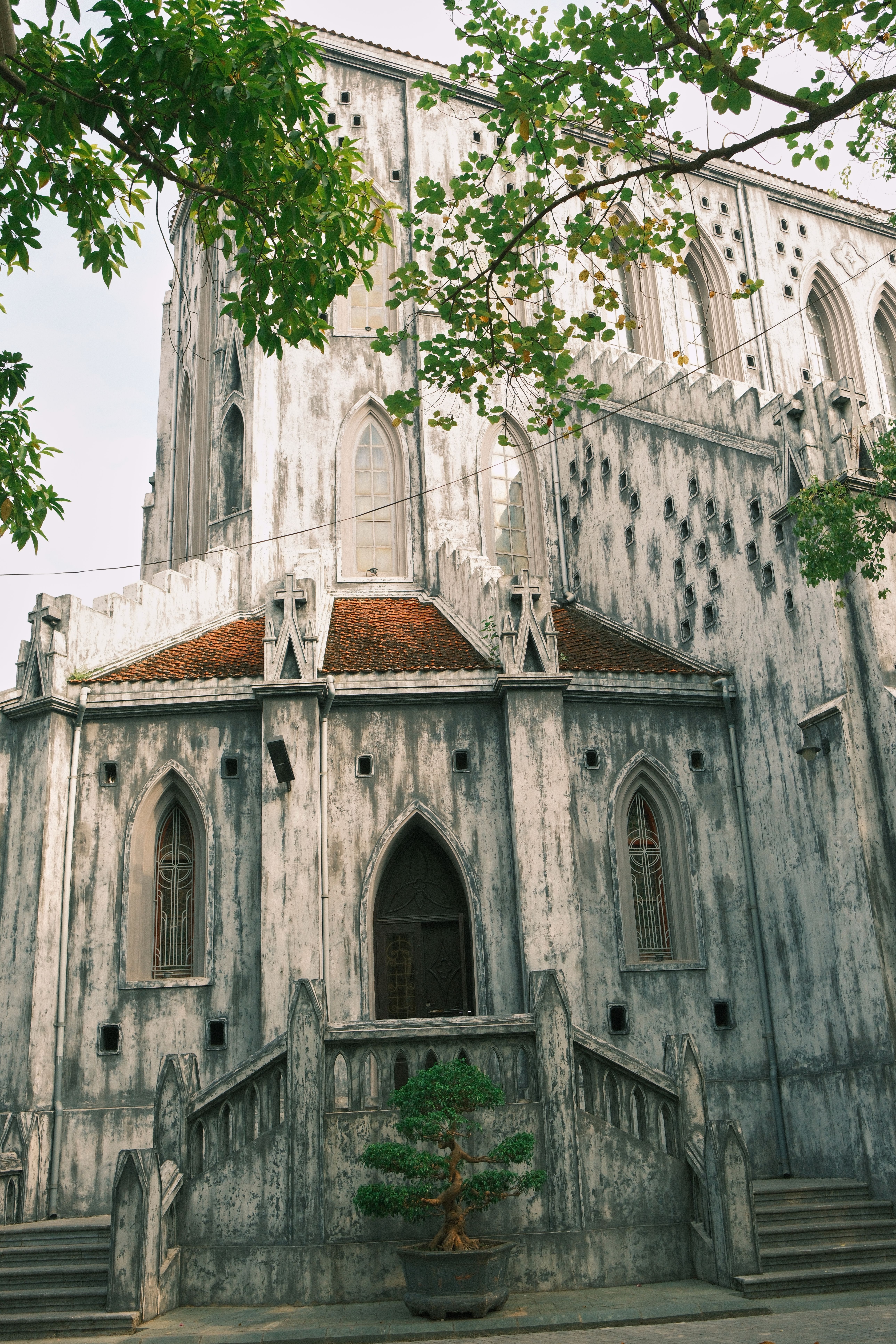 Gothic Architecture of St. Joseph's Cathedral, Hanoi · Free Stock Photo