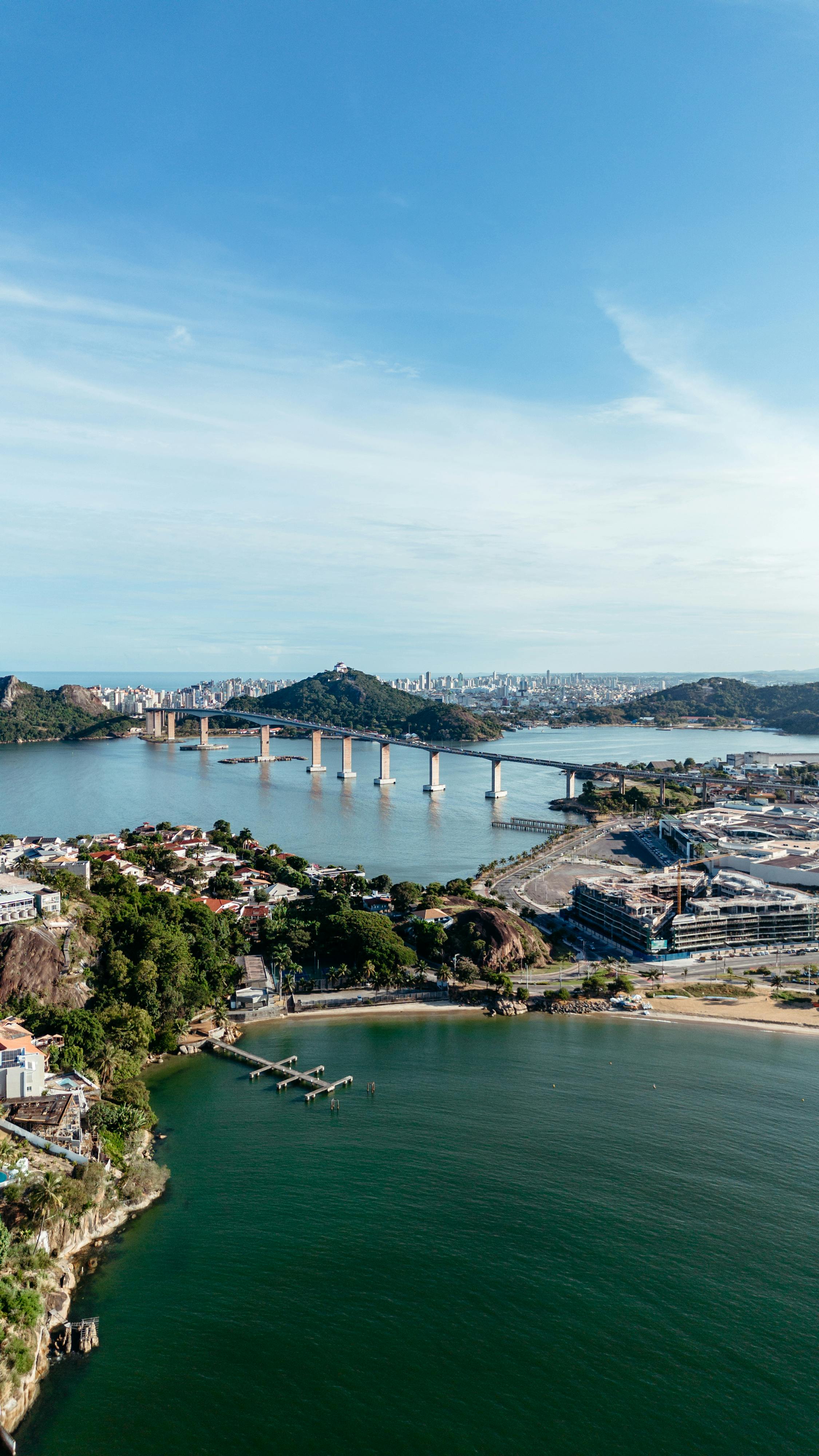Aerial View of Third Bridge in Vitoria, Brazil · Free Stock Photo