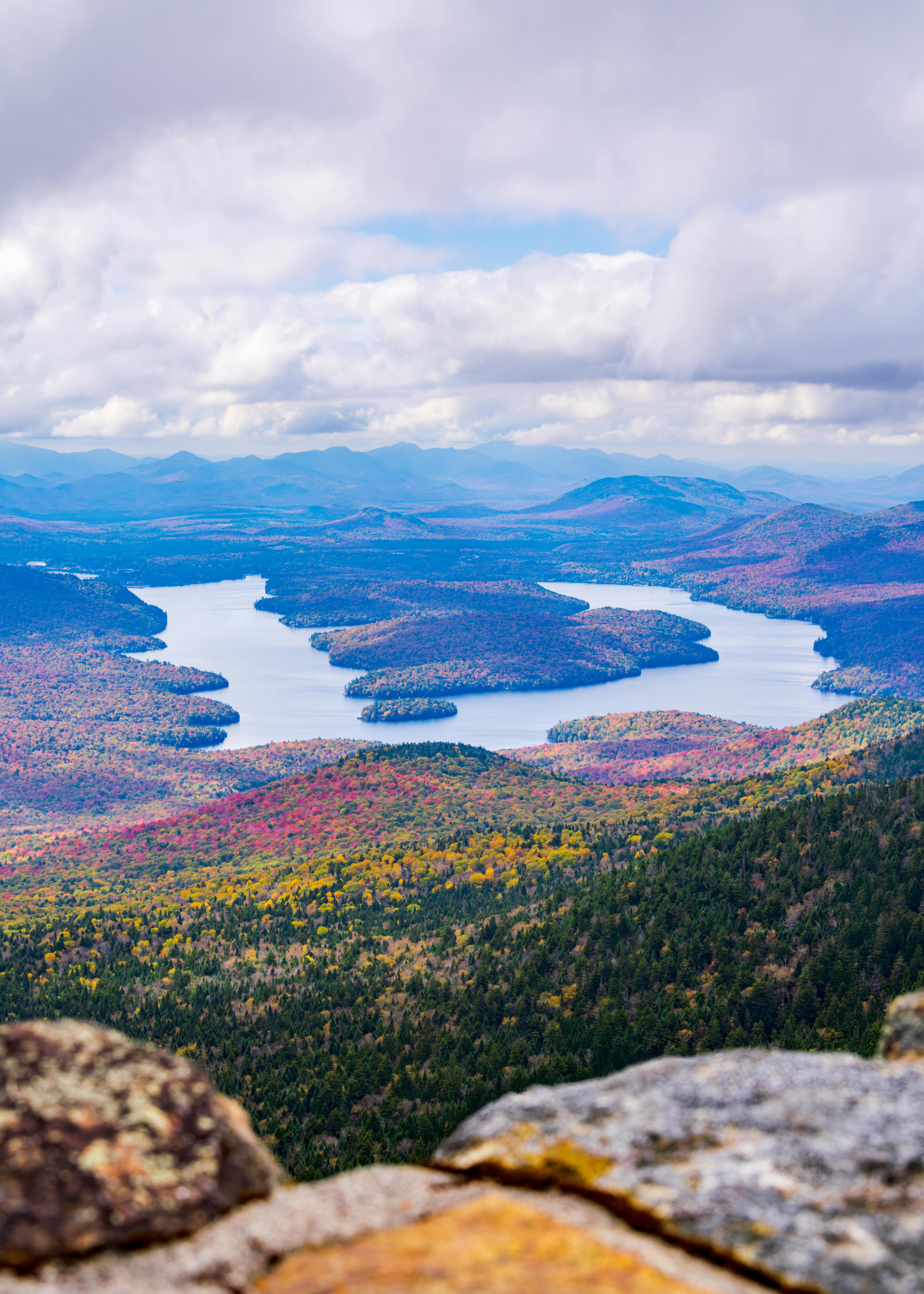 Scenic Autumn View of Adirondack Mountains · Free Stock Photo