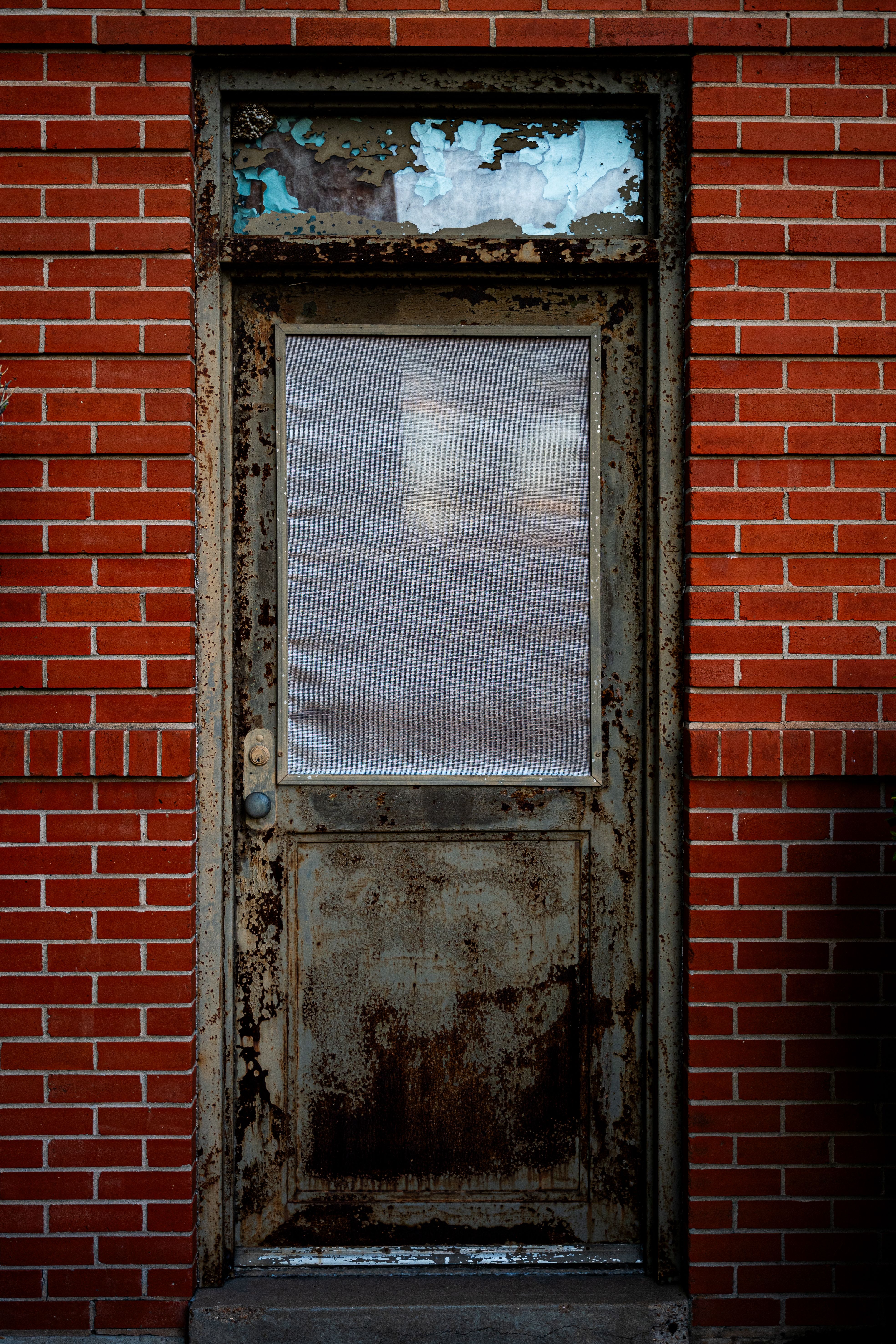 Rusty Industrial Door with Urban Decay in Texas · Free Stock Photo