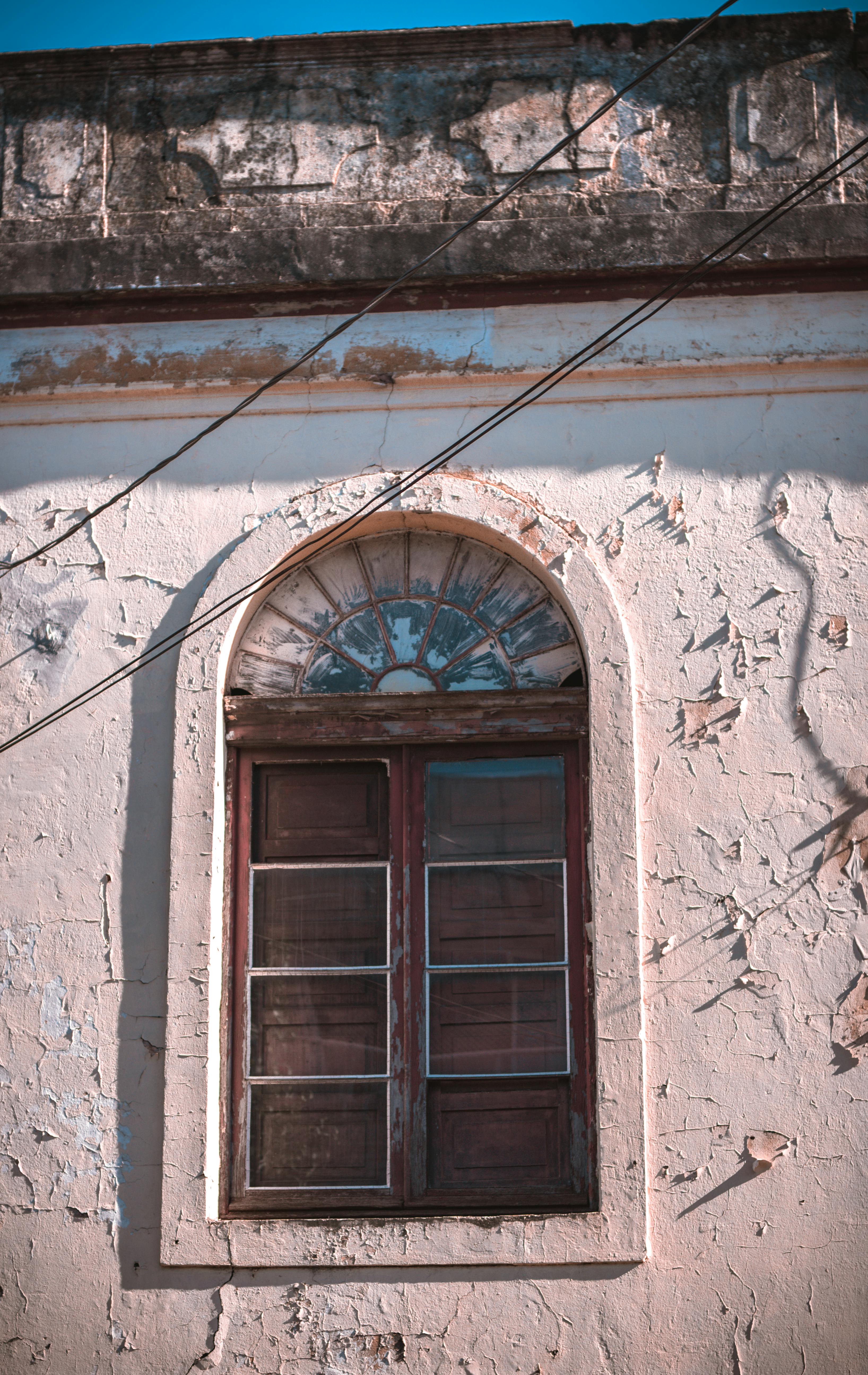 Aged Architectural Window in Brazilian Street · Free Stock Photo
