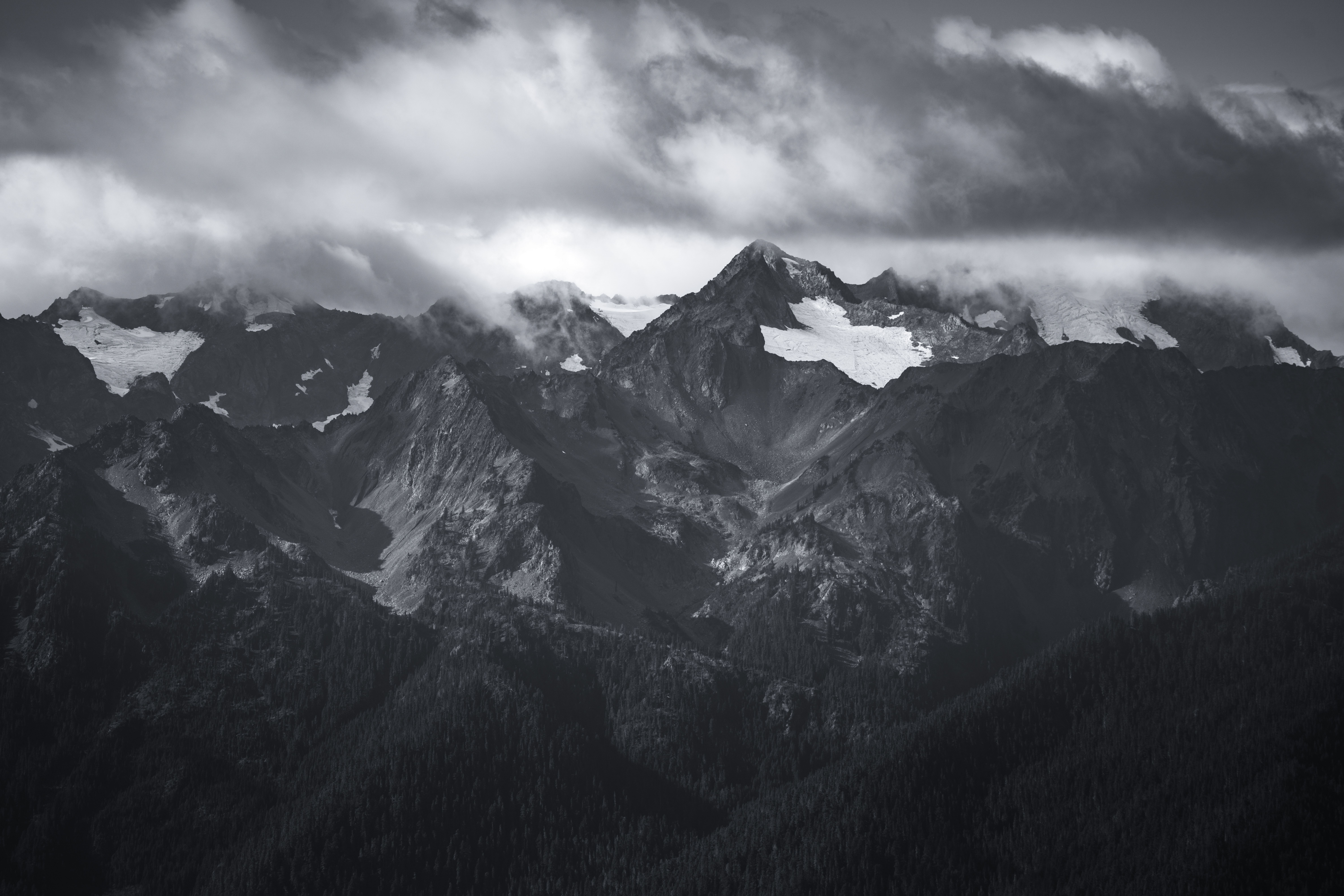 Dramatic Mountain Landscape in Olympic National Park · Free Stock Photo