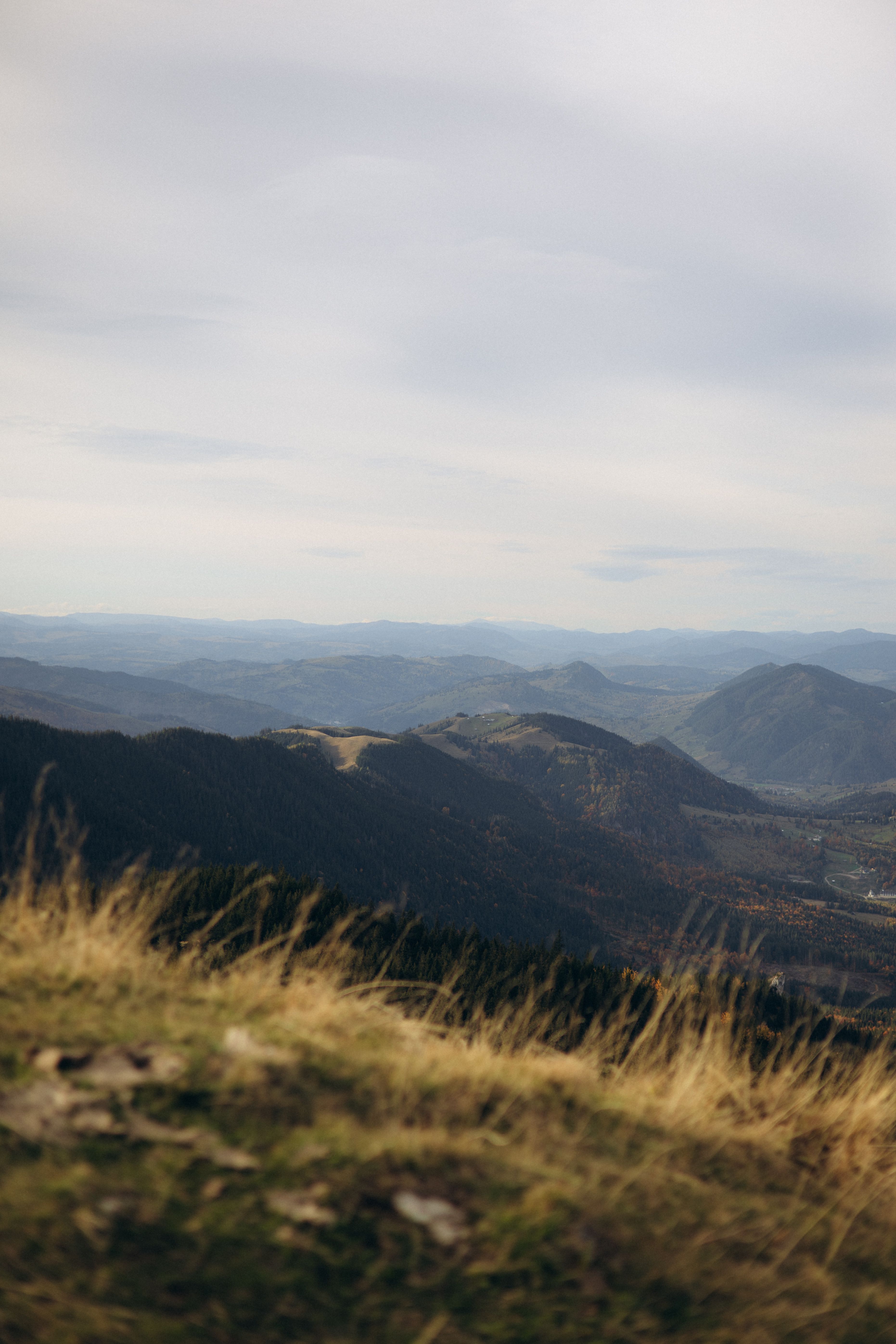 Scenic Mountain Landscape with Distant Hills · Free Stock Photo