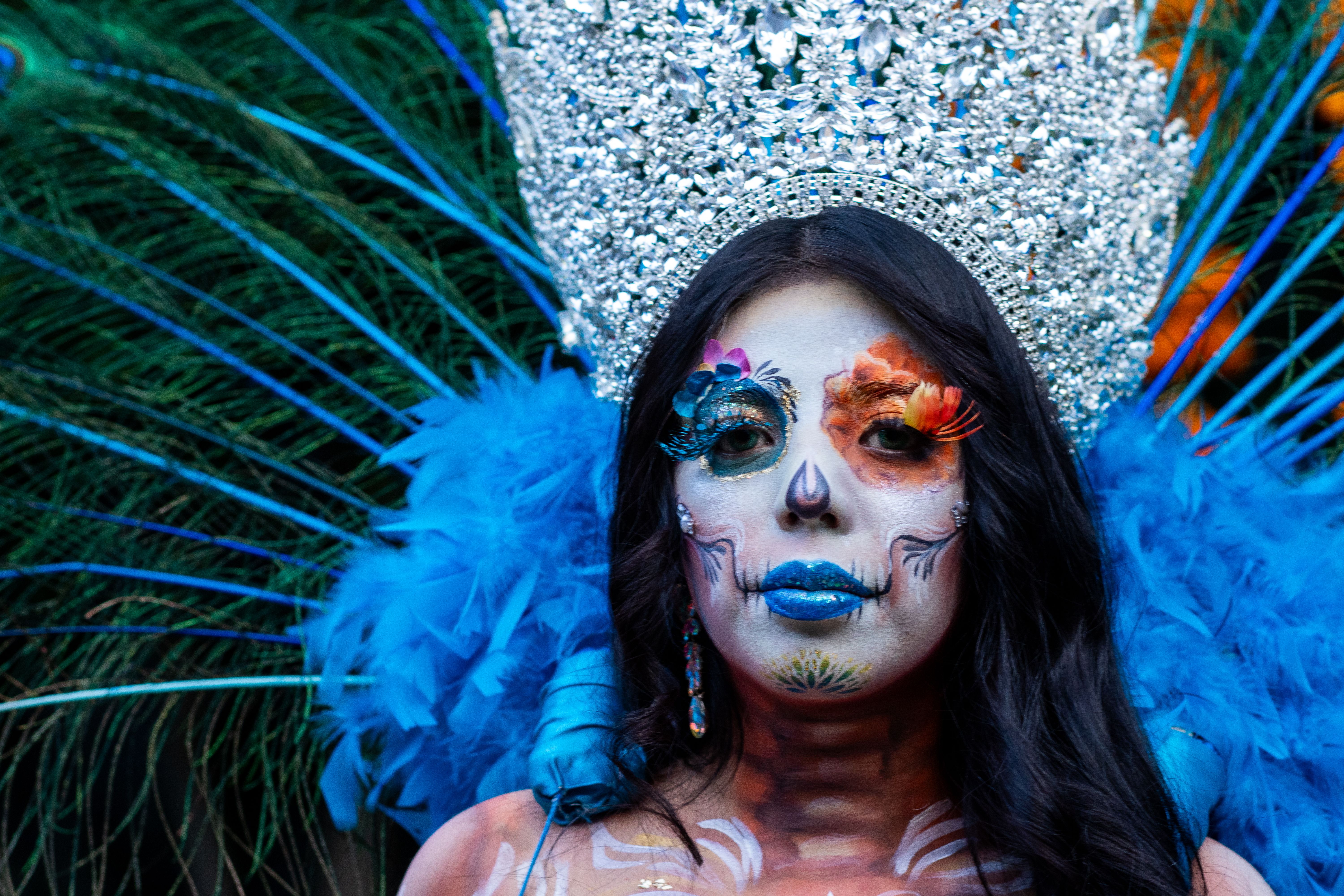 Vibrant Catrina Portrait in Mexico City · Free Stock Photo