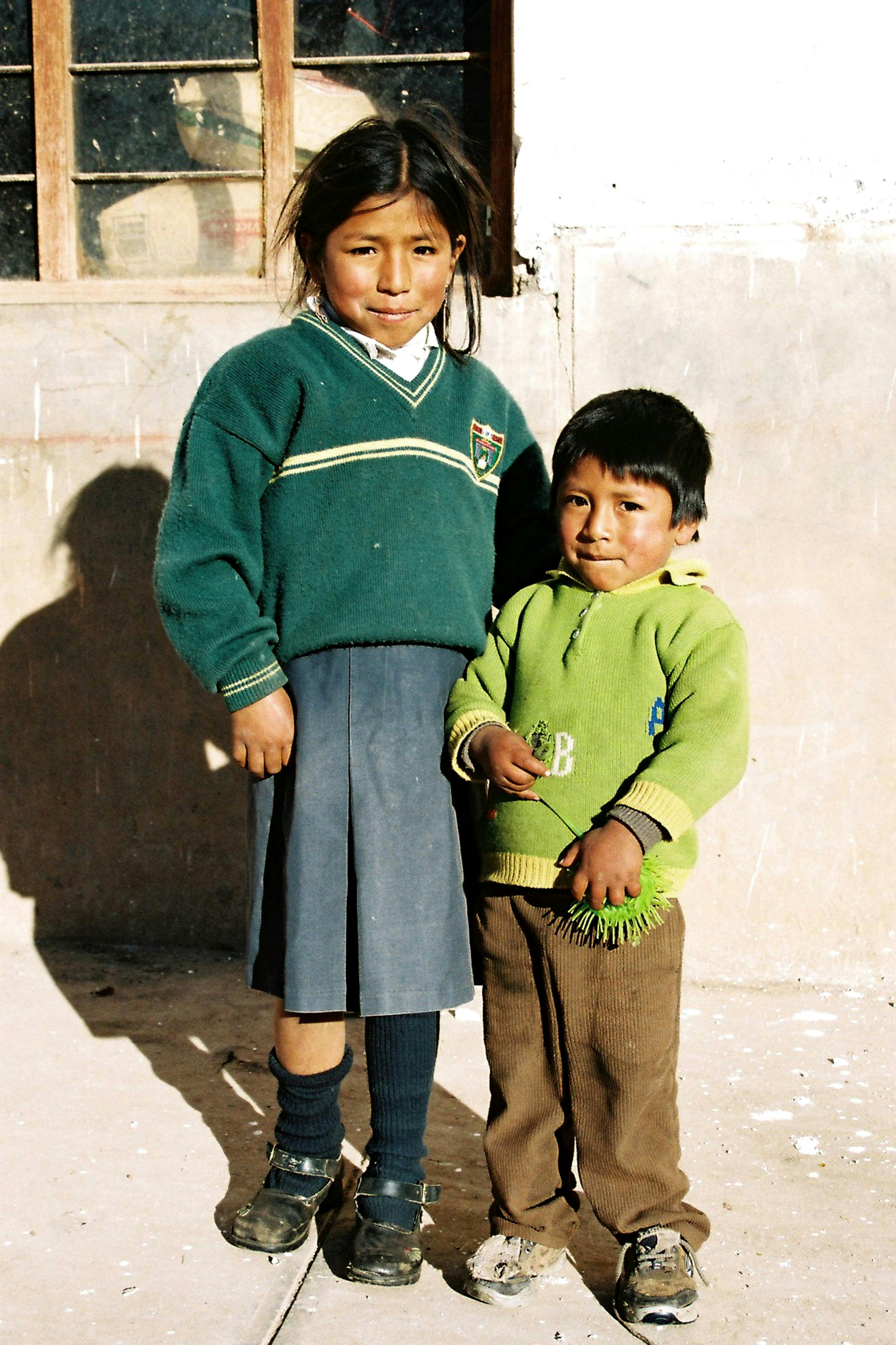 Children in Traditional Peruvian Setting · Free Stock Photo