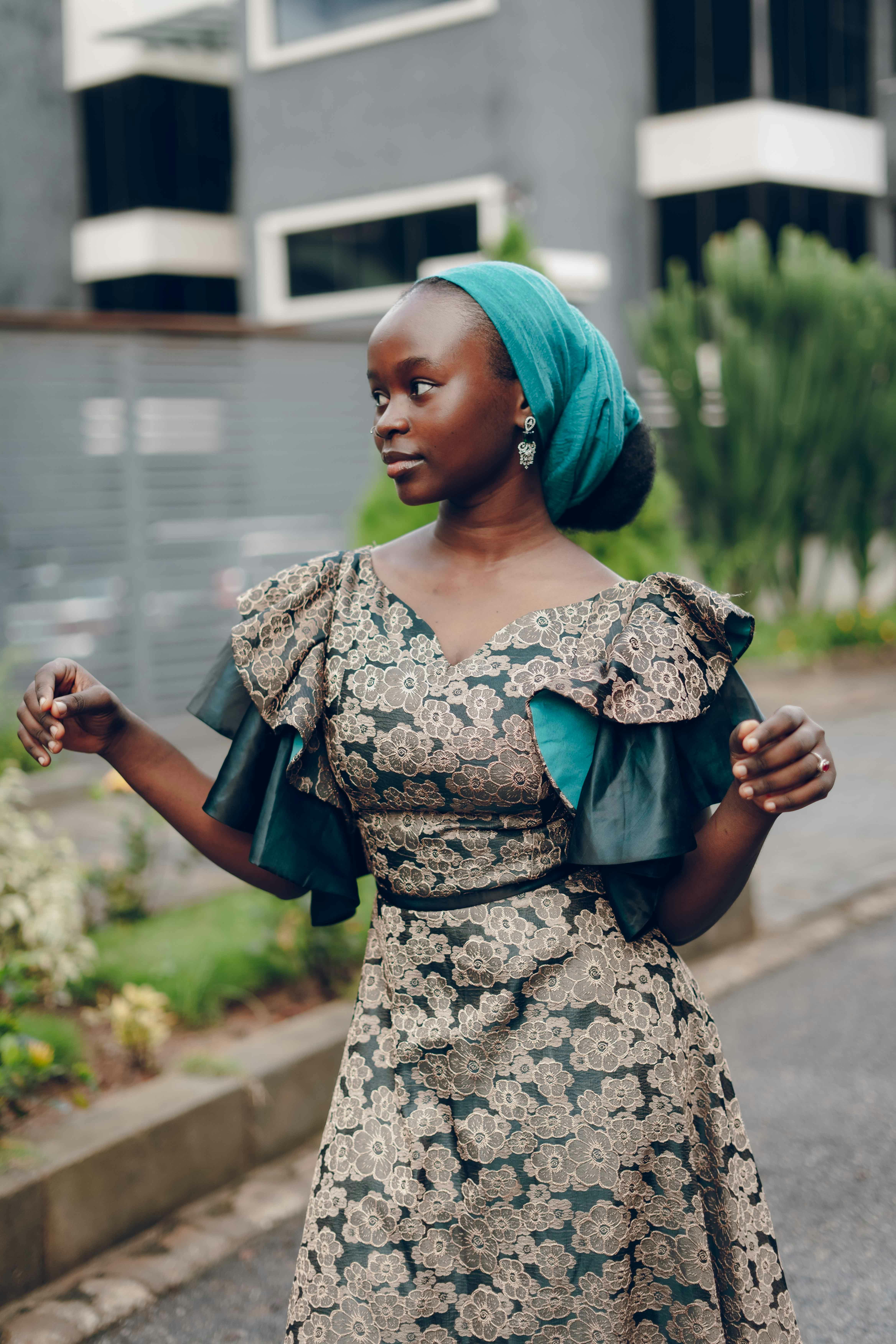 Elegant Nigerian Woman Posing Outdoors · Free Stock Photo