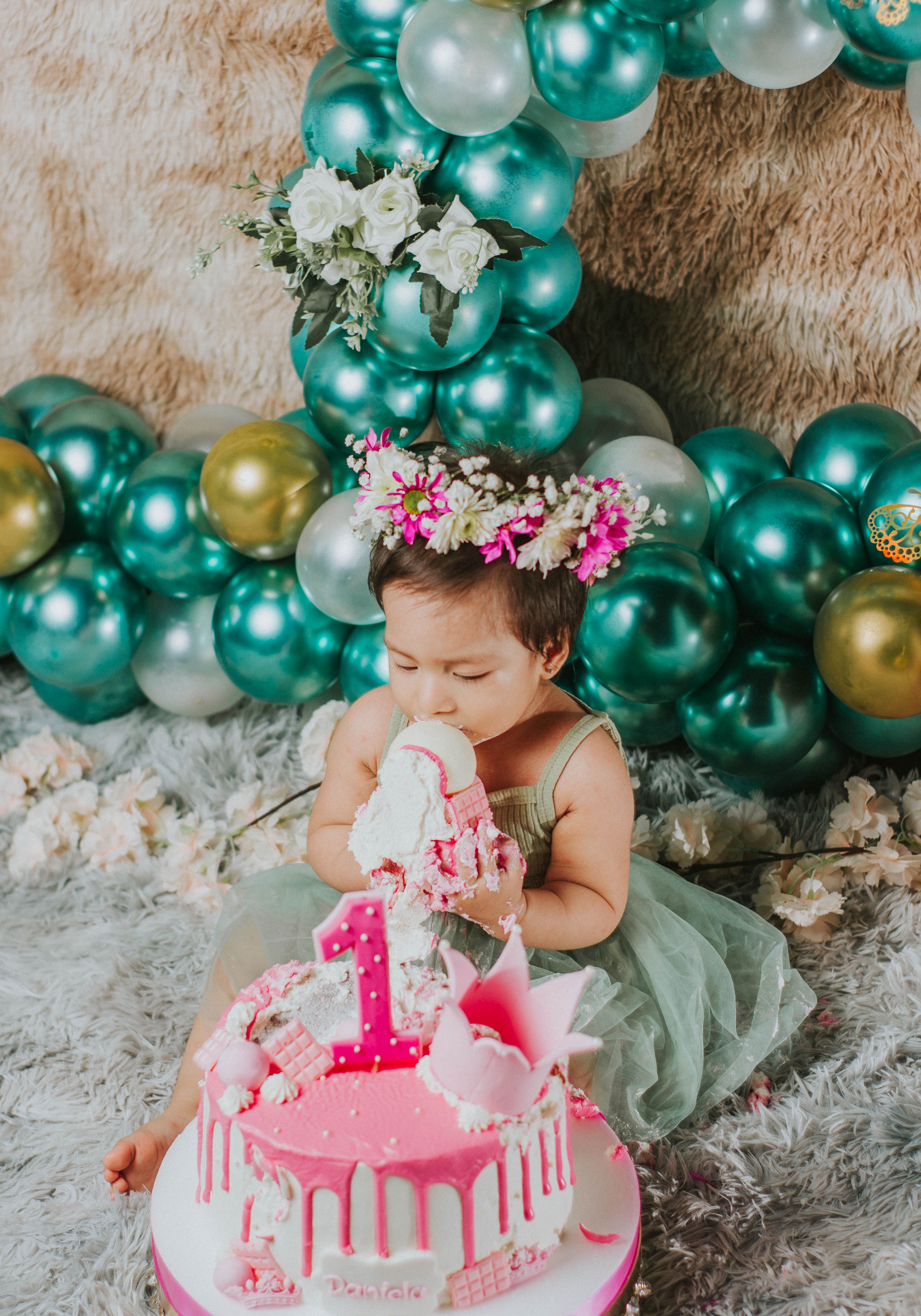 Adorable Baby's First Birthday Celebration · Free Stock Photo