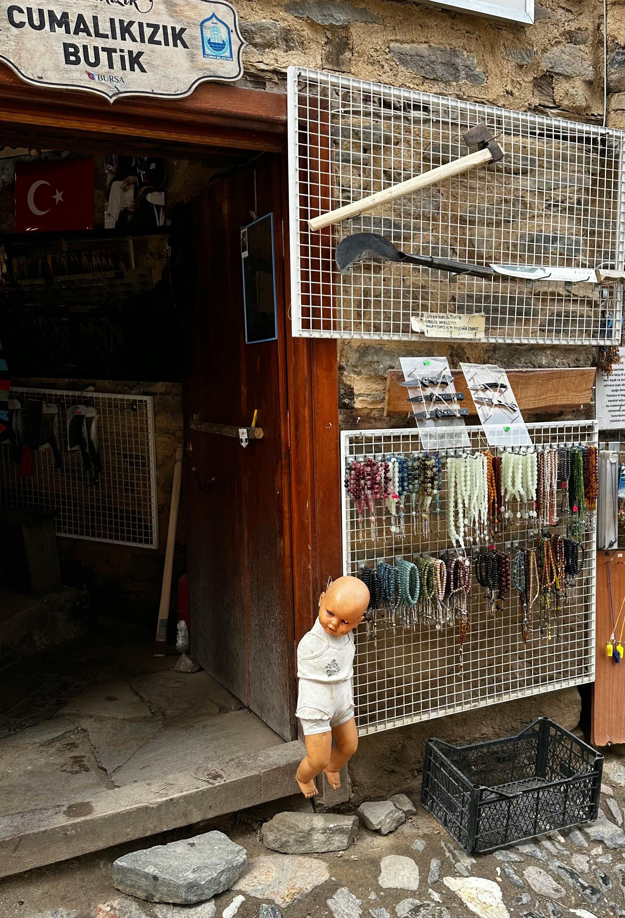 Unique Bazaar Display in Cumalıkızık Market · Free Stock Photo