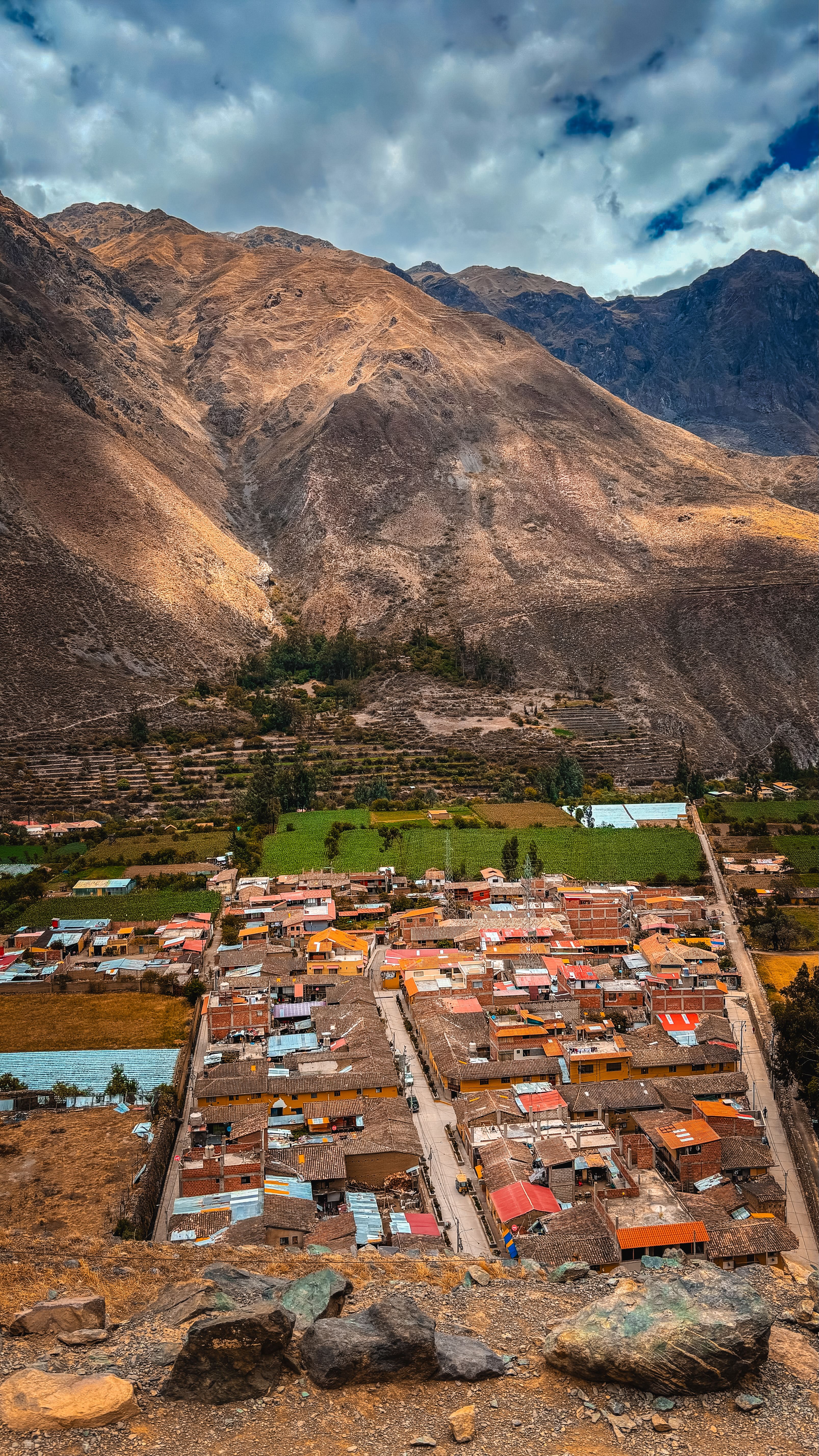 Aerial View of Cusco Valley with Mountains · Free Stock Photo