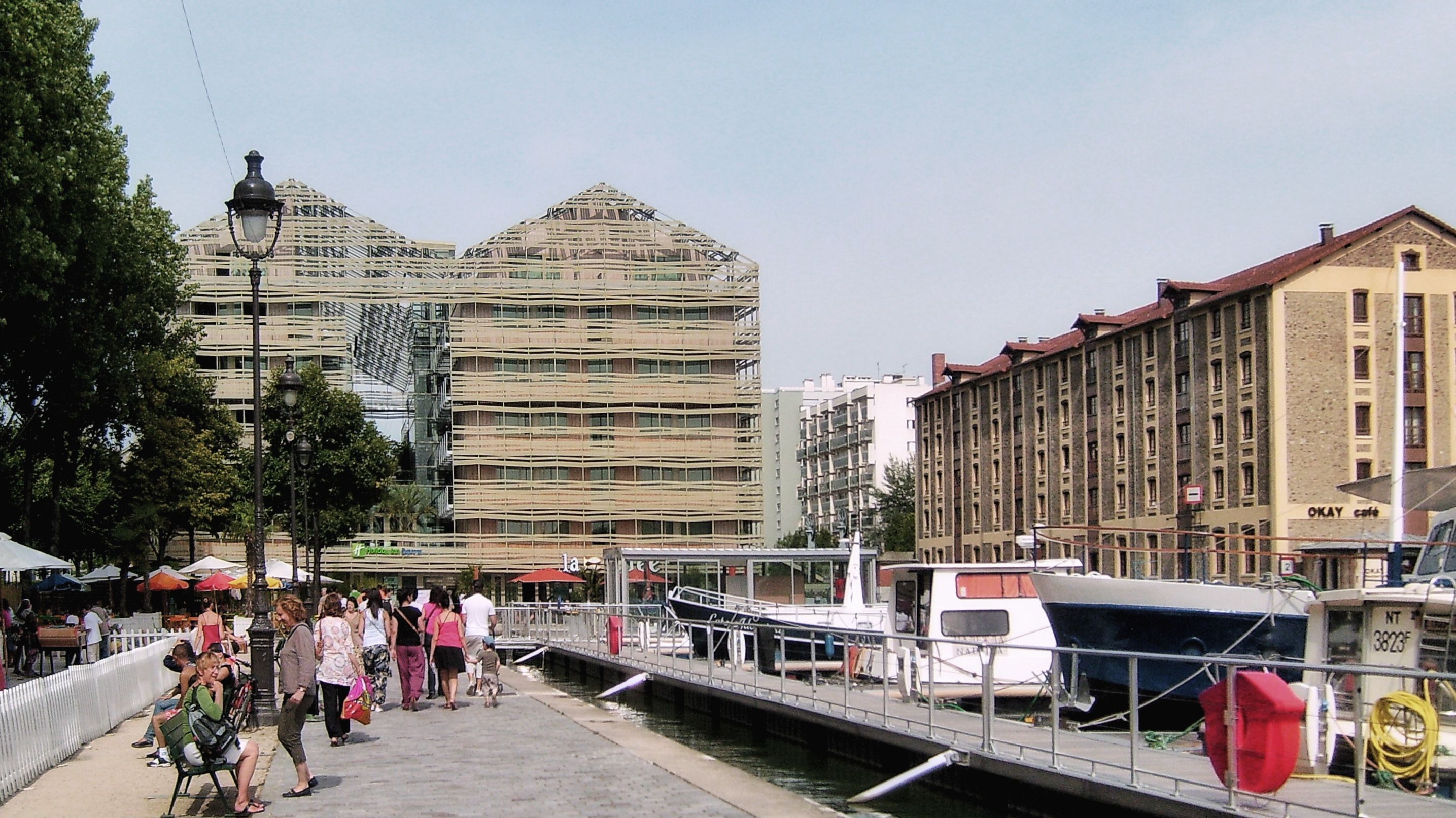 City Promenade by Modern Waterfront Buildings · Free Stock Photo