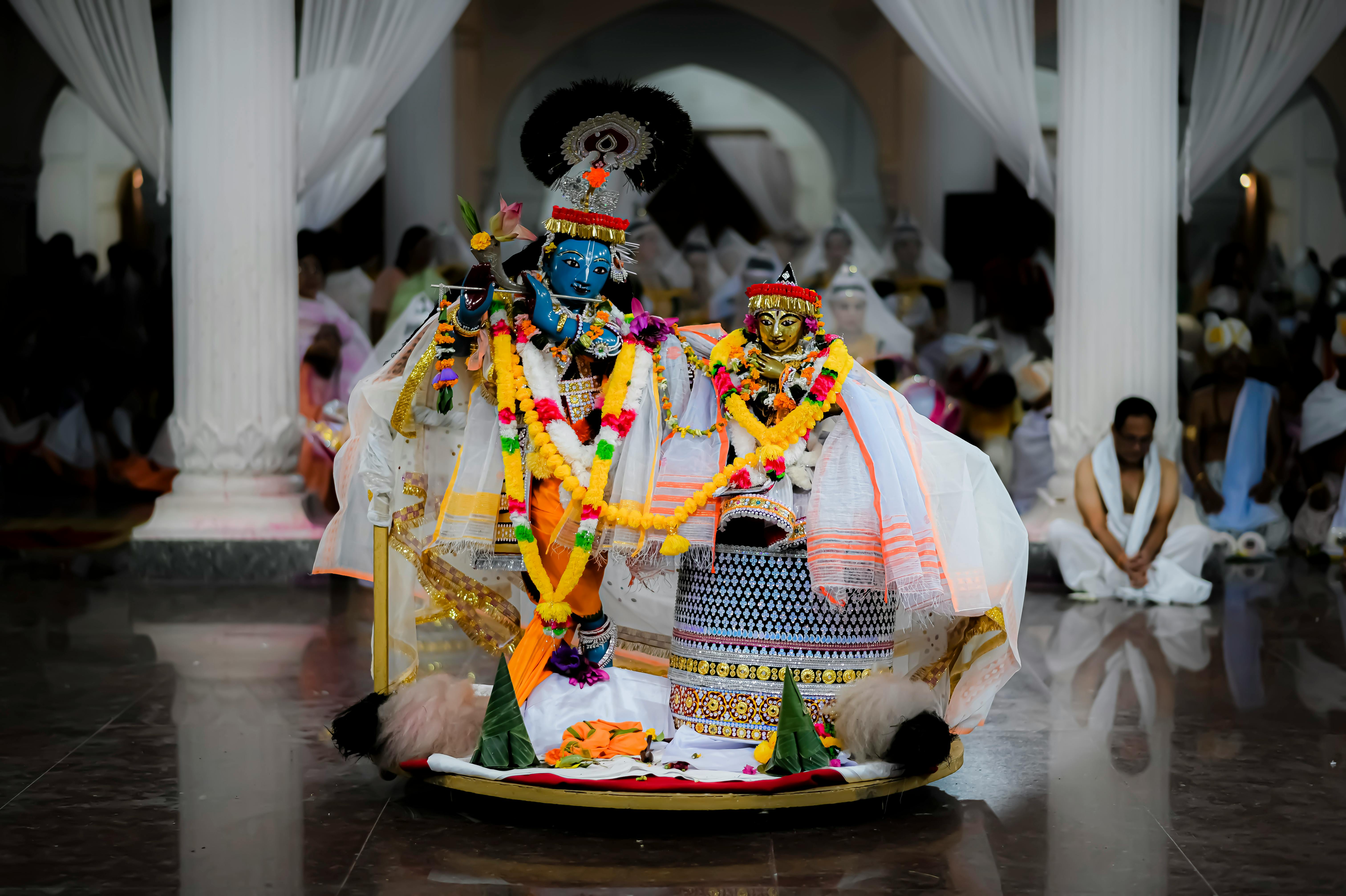 Traditional Dance in Imphal's Temple Ceremony · Free Stock Photo