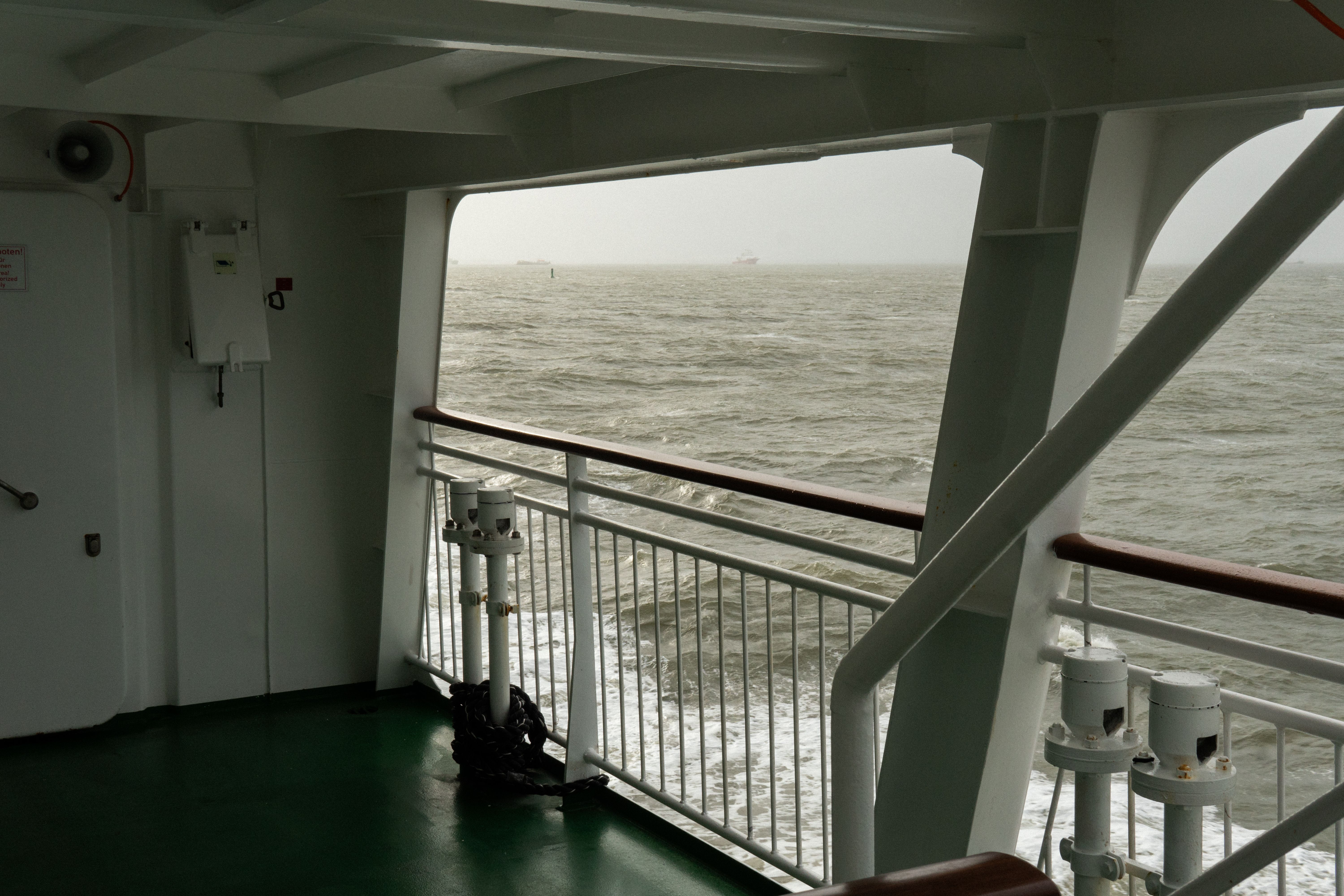 View from a Ferry Deck on Borkum Island · Free Stock Photo