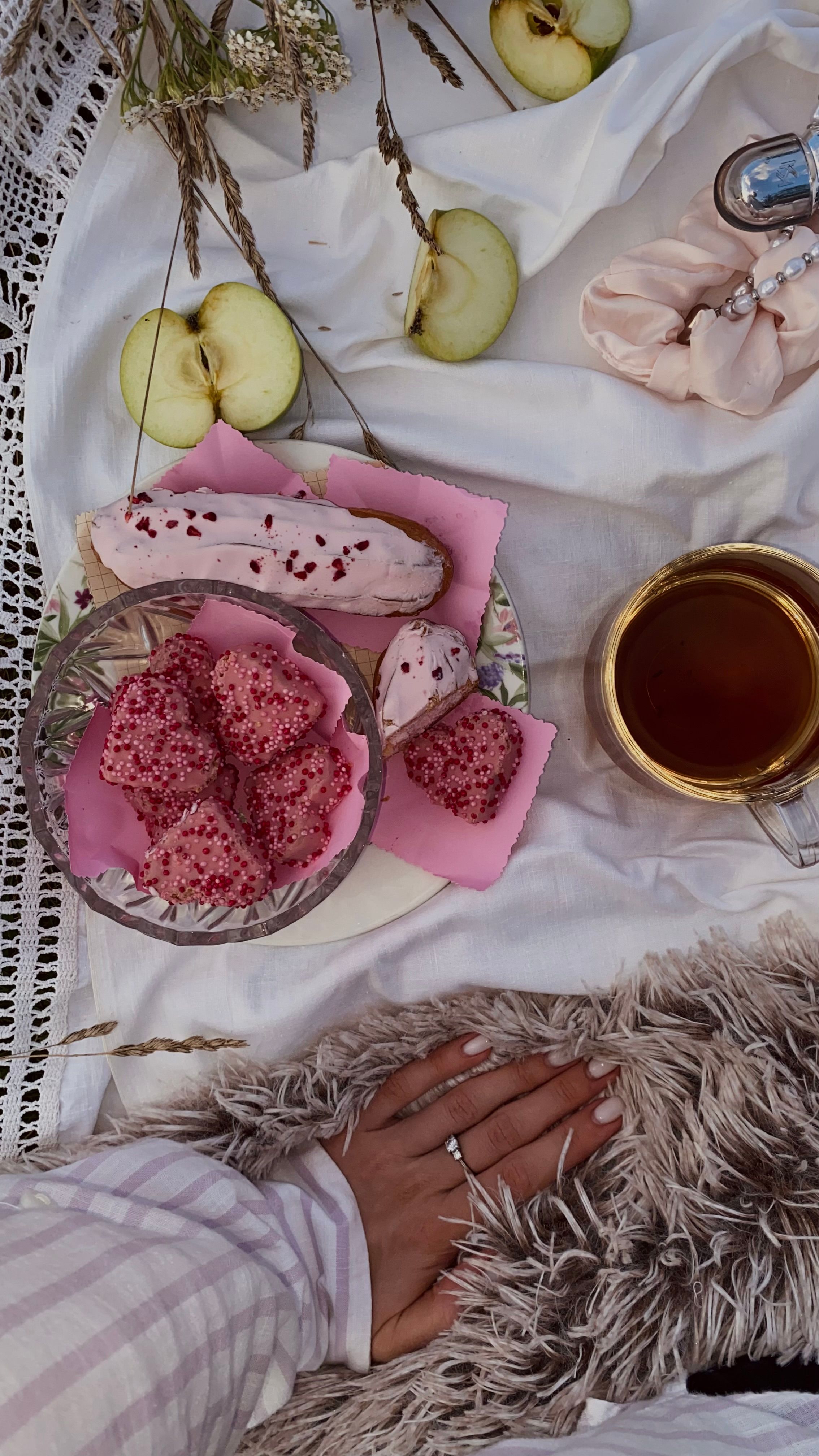 Chic Outdoor Picnic with Tea and Pastries · Free Stock Photo
