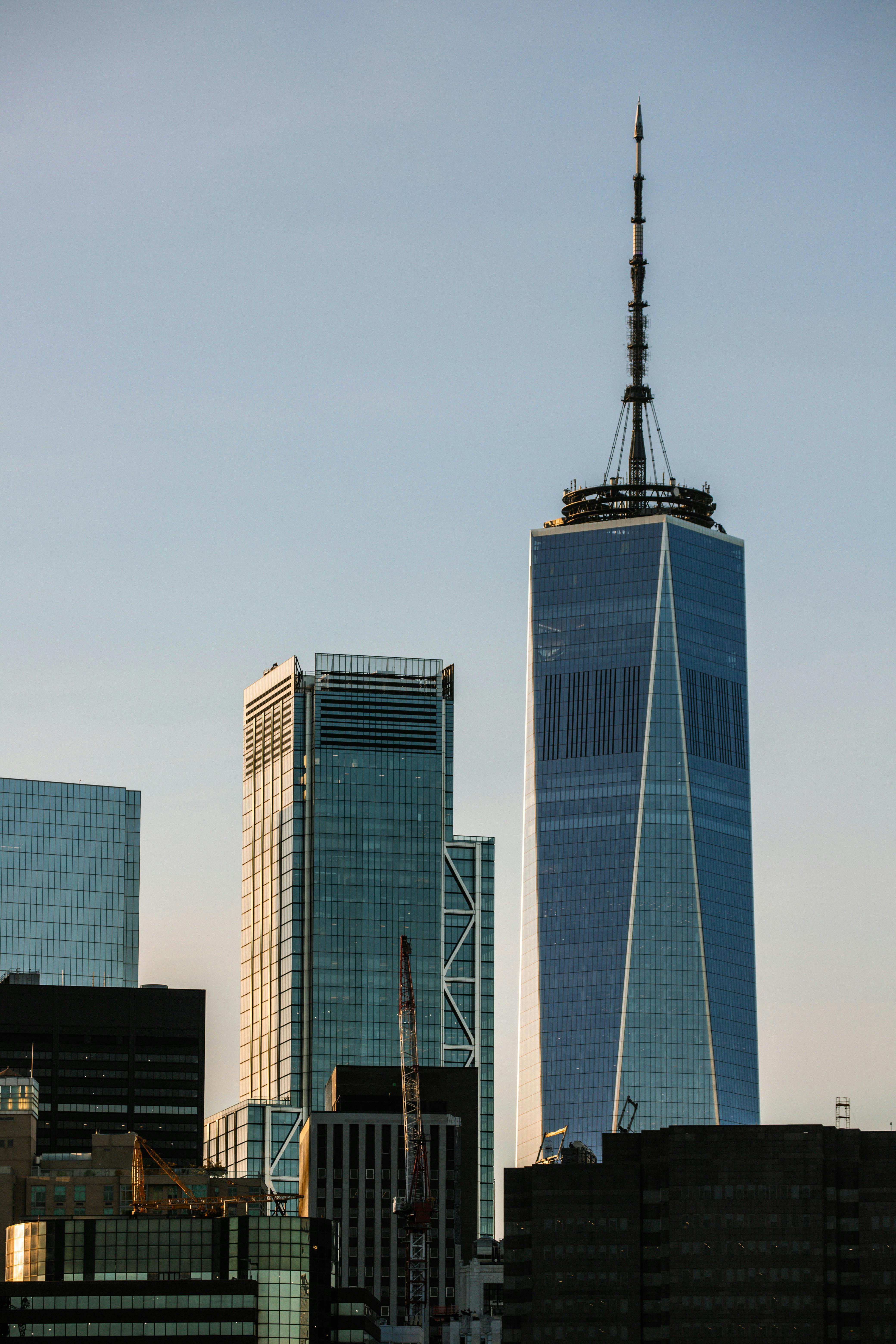 One World Trade Center Skyline at Sunset · Free Stock Photo
