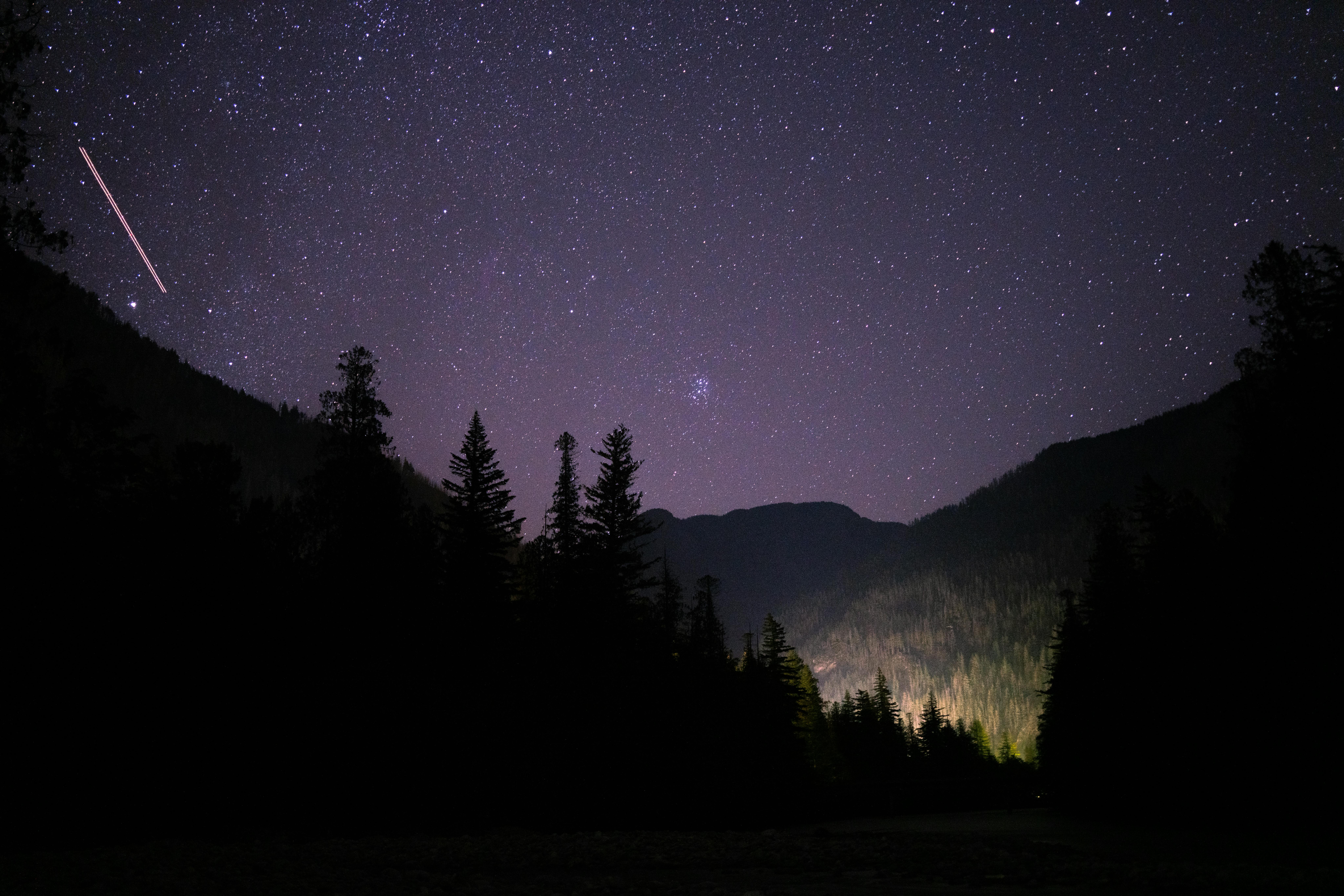 Starry Night in North Cascades National Park · Free Stock Photo