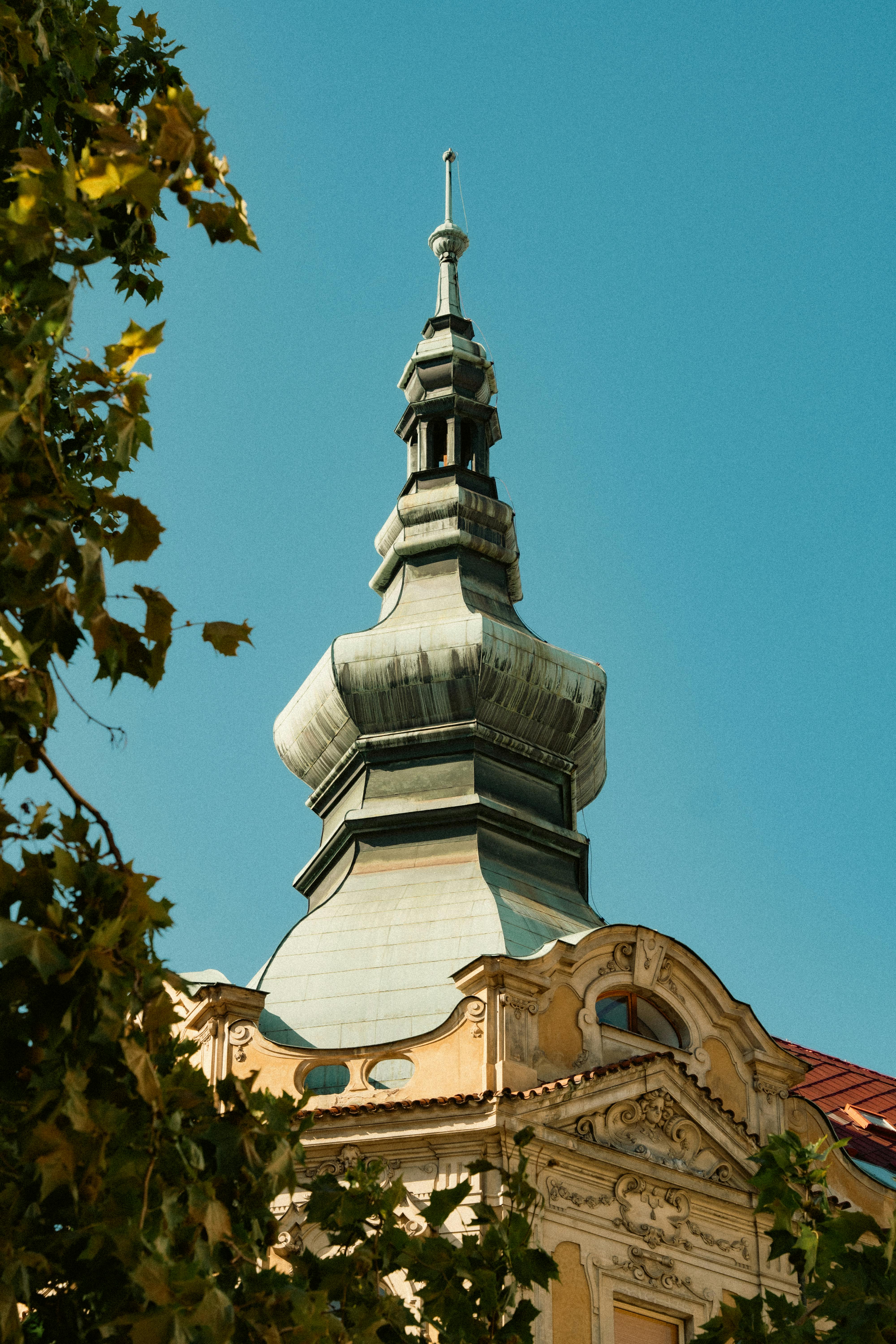 Historic European Architecture with Spire · Free Stock Photo