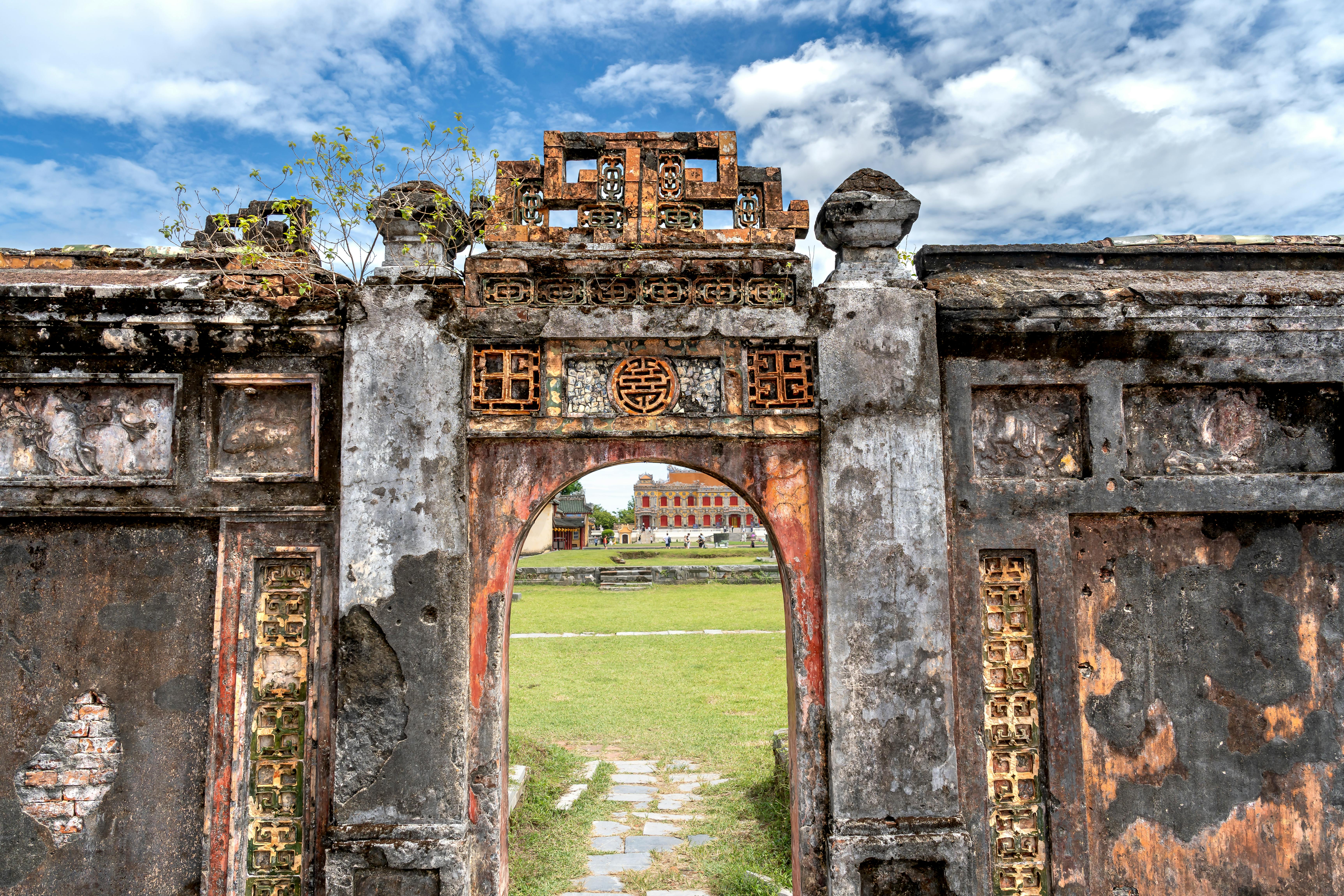 Ancient Gateway in Hue - Historic Stone Archway · Free Stock Photo