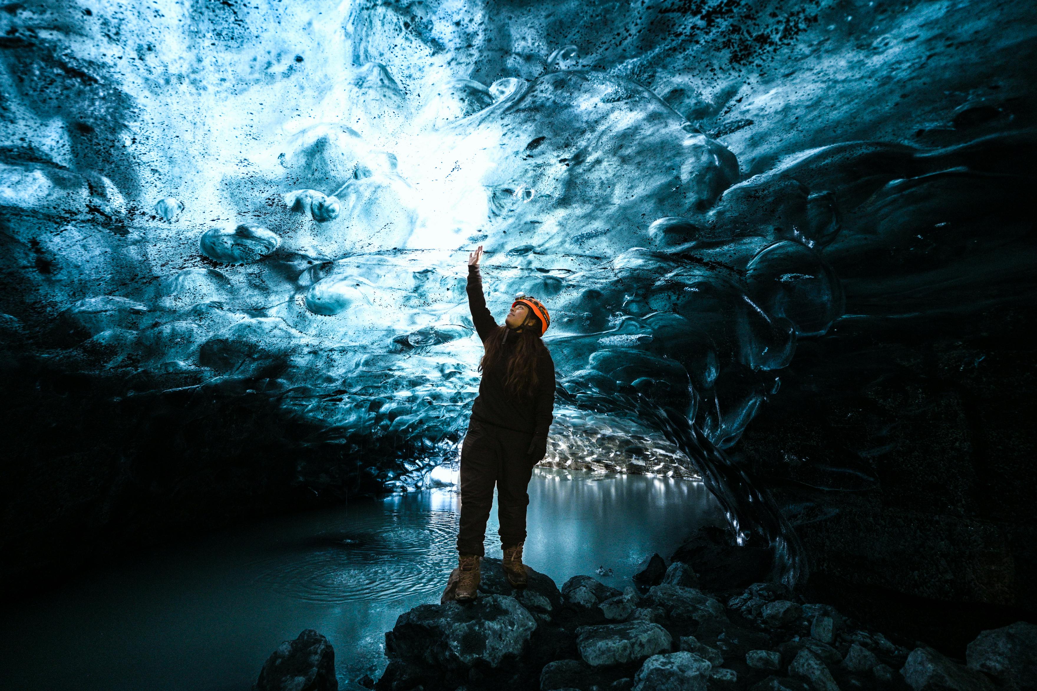 Exploring the Enchanting Ice Caves of Iceland · Free Stock Photo