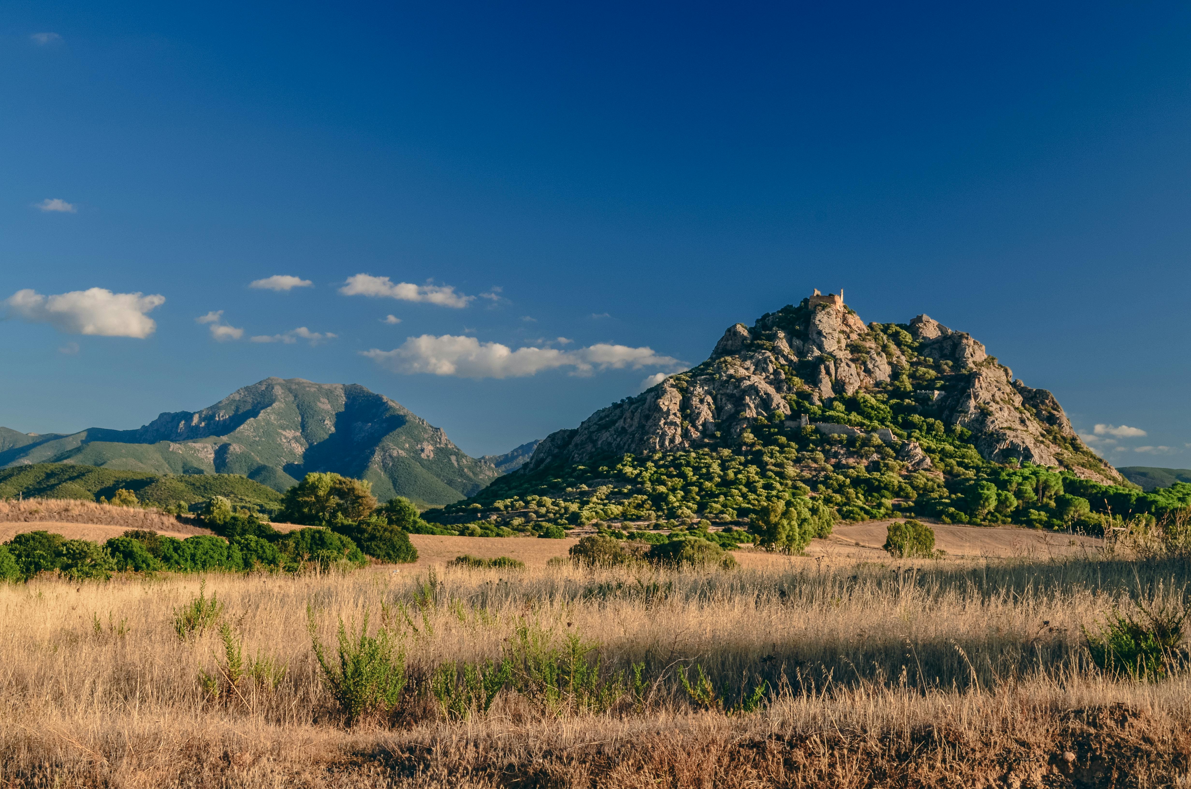Serene Sardinian Mountain Landscape under Clear Skies · Free Stock Photo