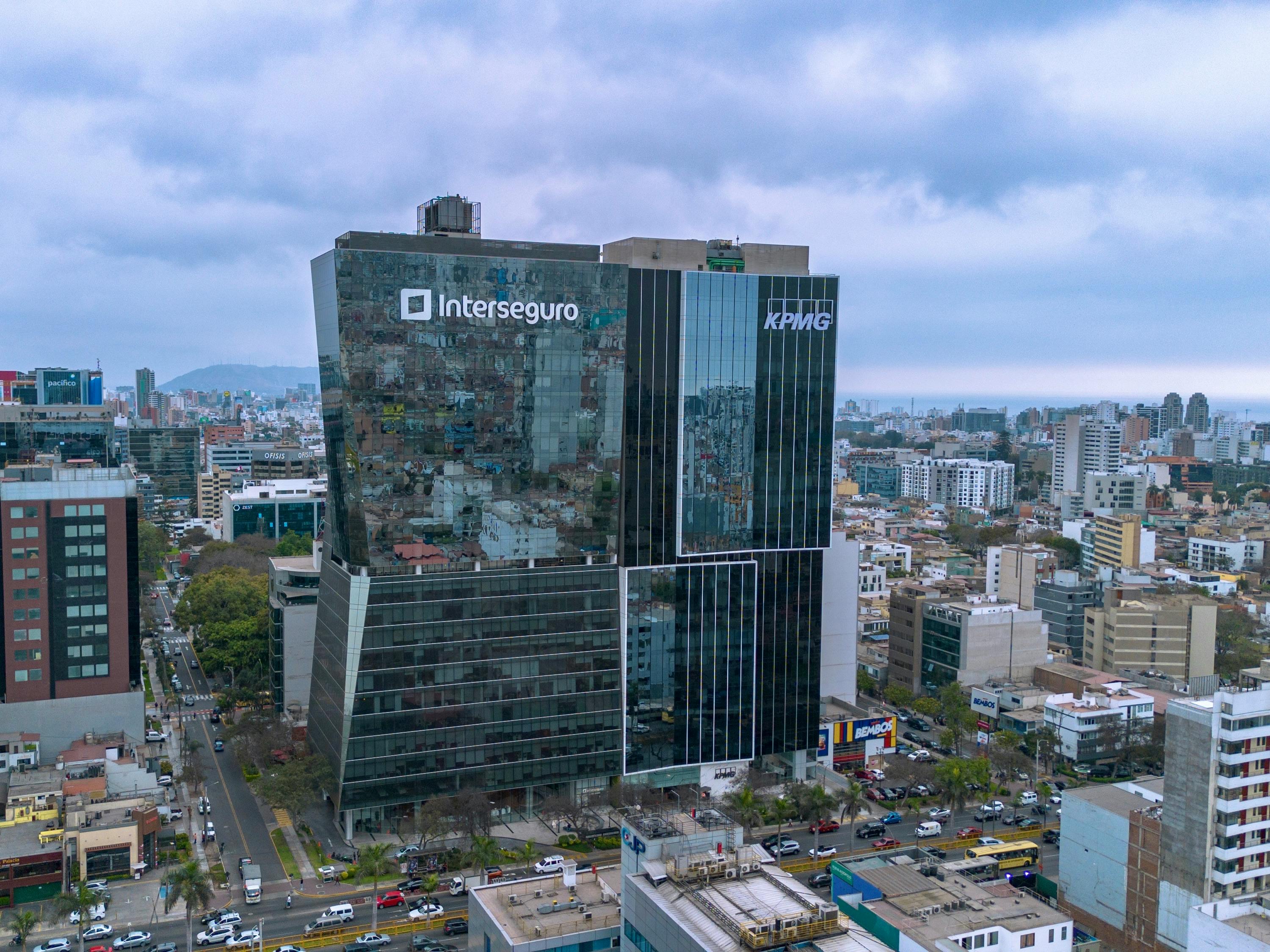 Aerial View of Lima's Modern Skyscrapers · Free Stock Photo
