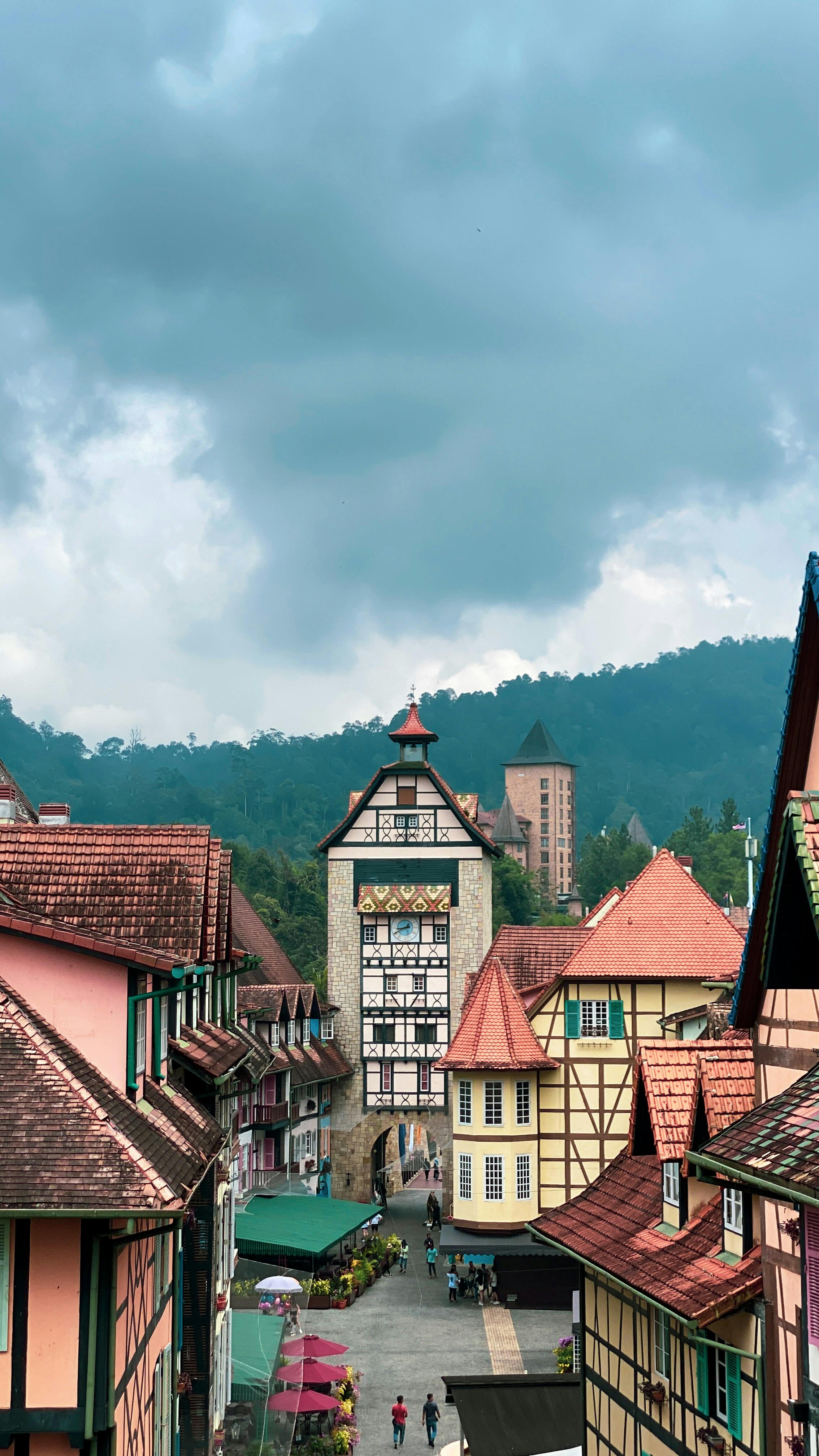 Charming European Townscape with Colorful Architecture · Free Stock Photo