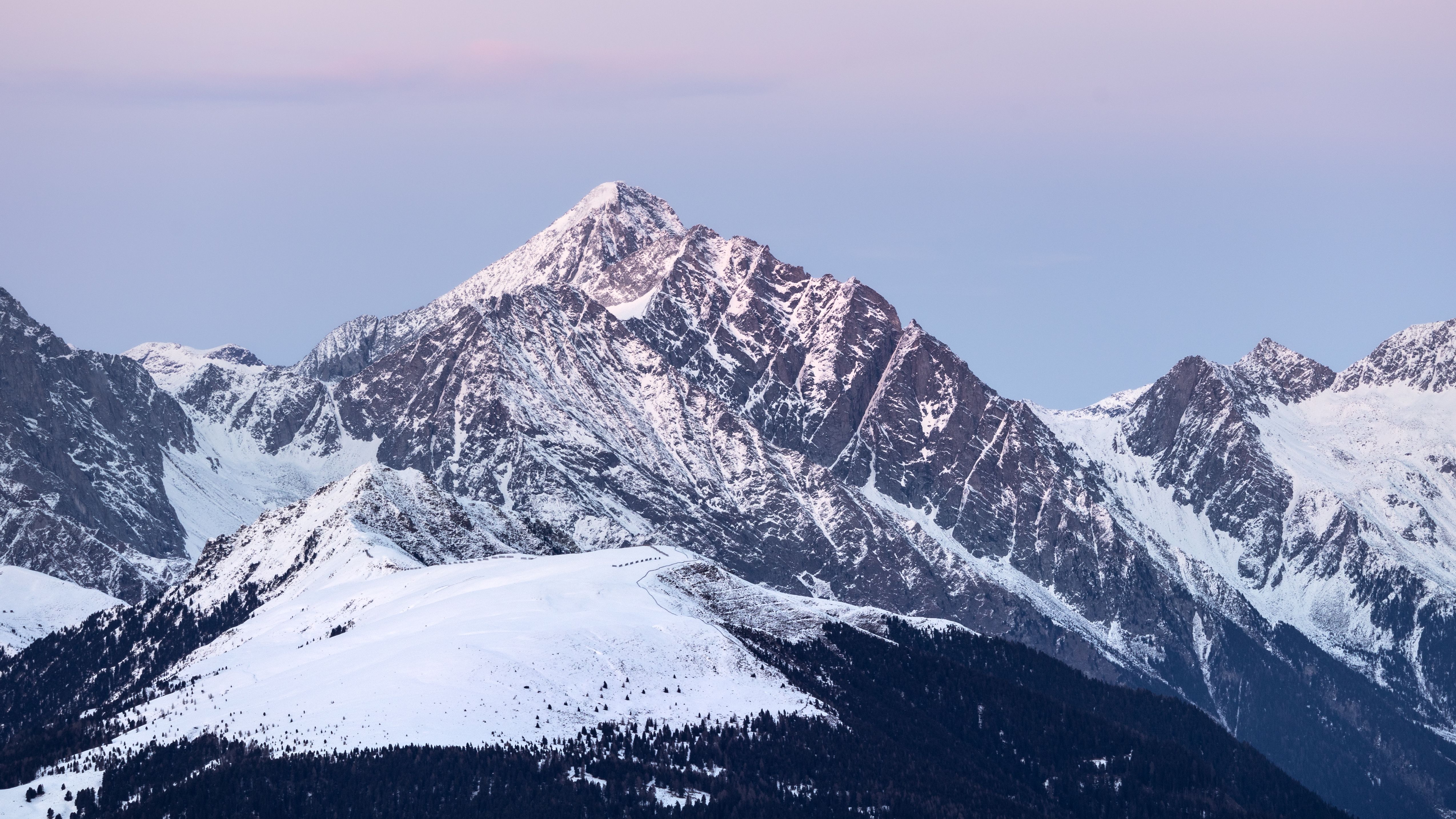 Epic Snow-Covered Peaks in Trentino-South Tyrol · Free Stock Photo
