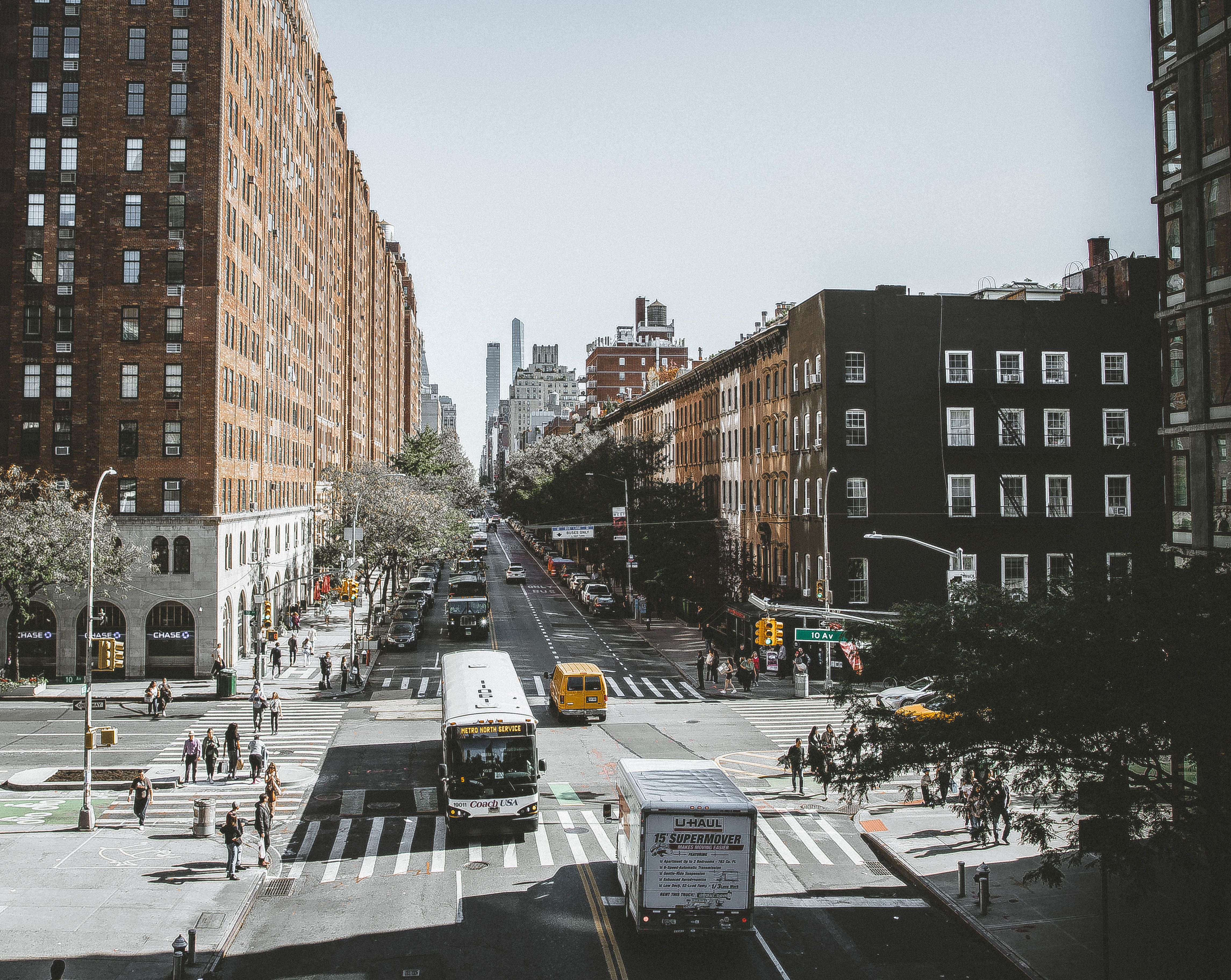 Lively New York City Street View from Above · Free Stock Photo