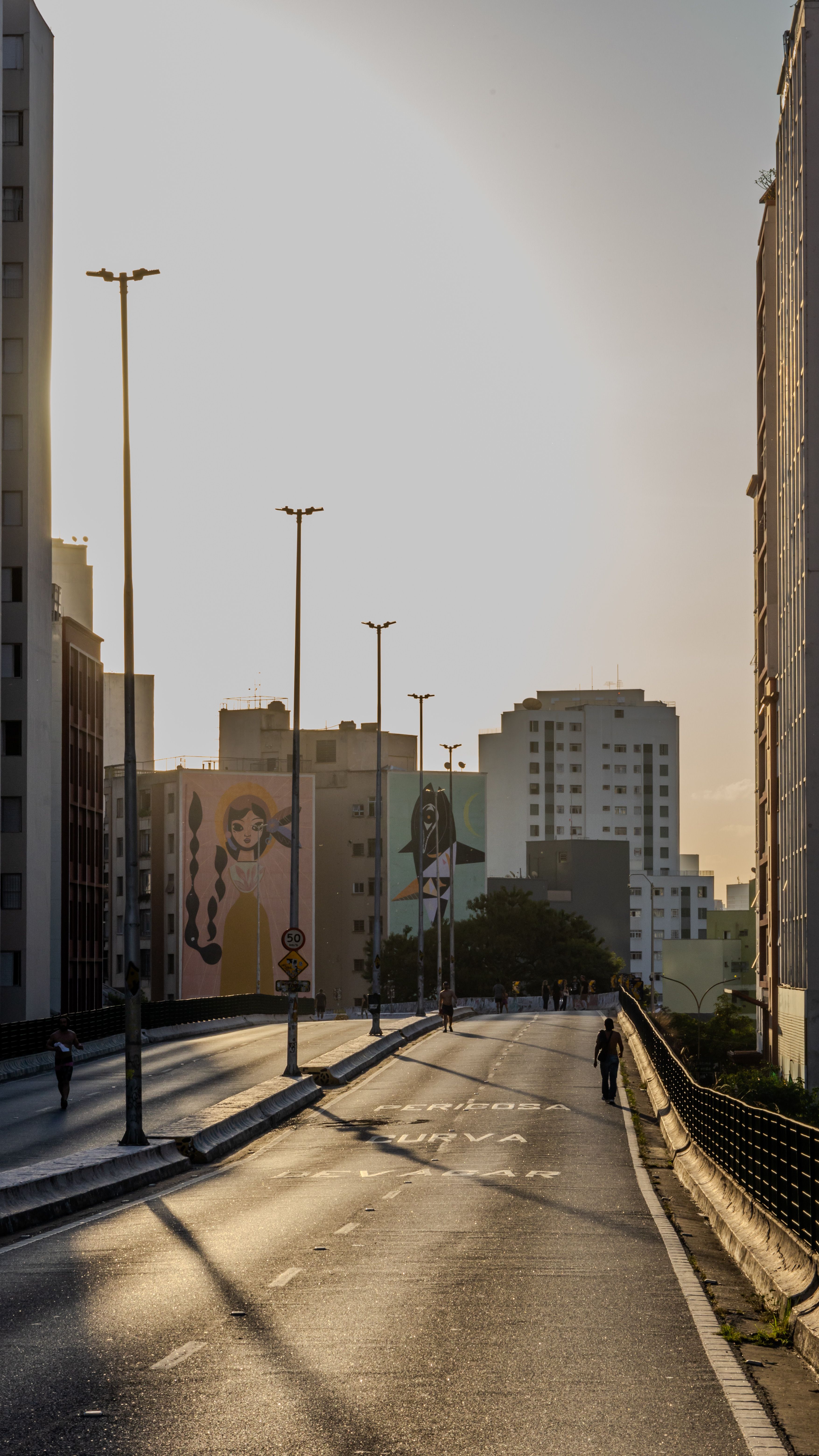 Sunlit Street Scene in São Paulo, Brazil · Free Stock Photo