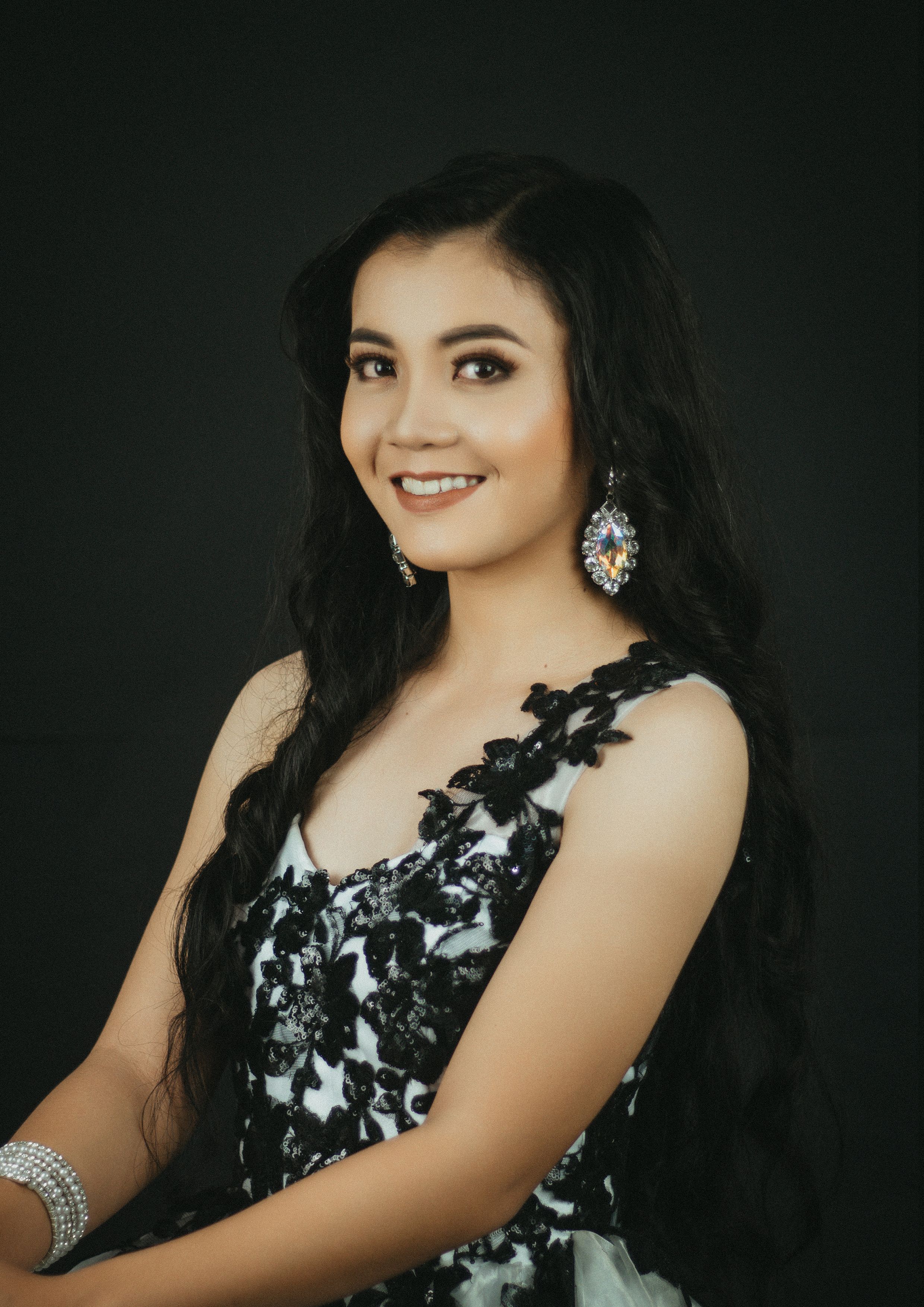 Elegant Woman in Formal Dress Portrait · Free Stock Photo