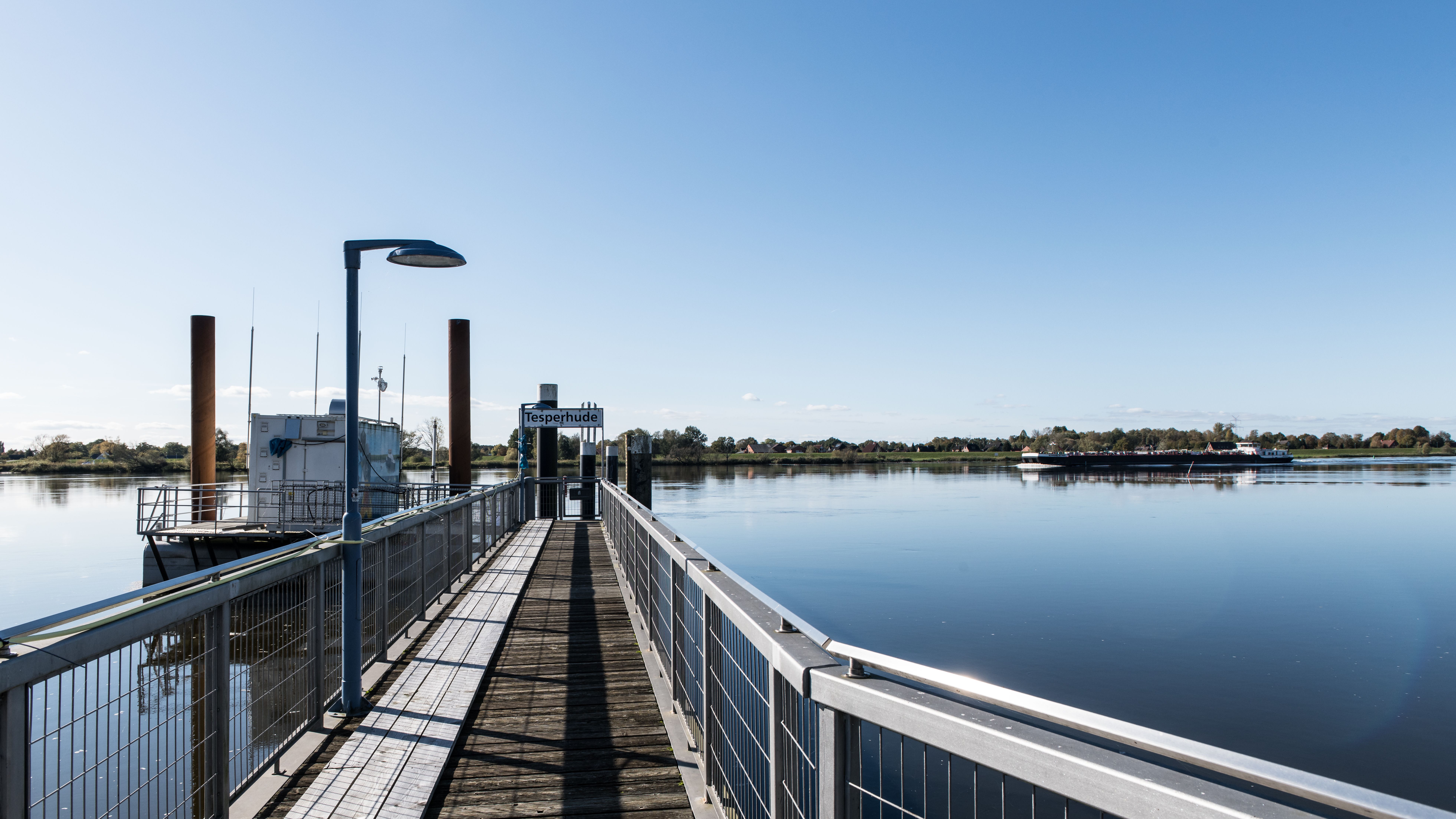 Scenic Dock View at Tesperhude on the Elbe River · Free Stock Photo