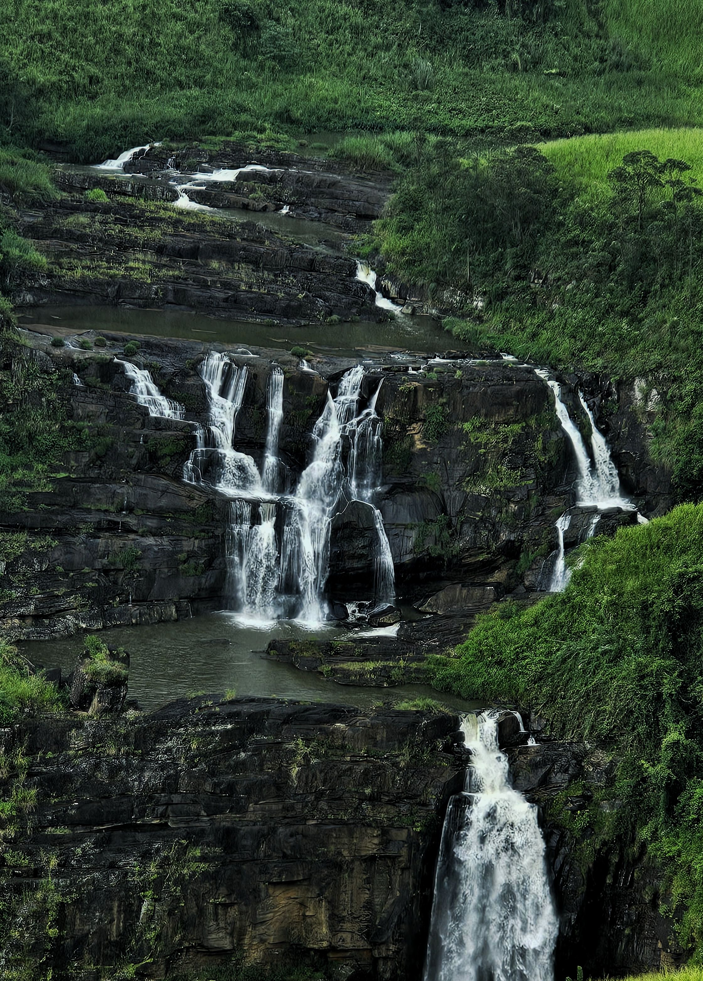 Majestic Waterfall in Talawakelle, Sri Lanka · Free Stock Photo