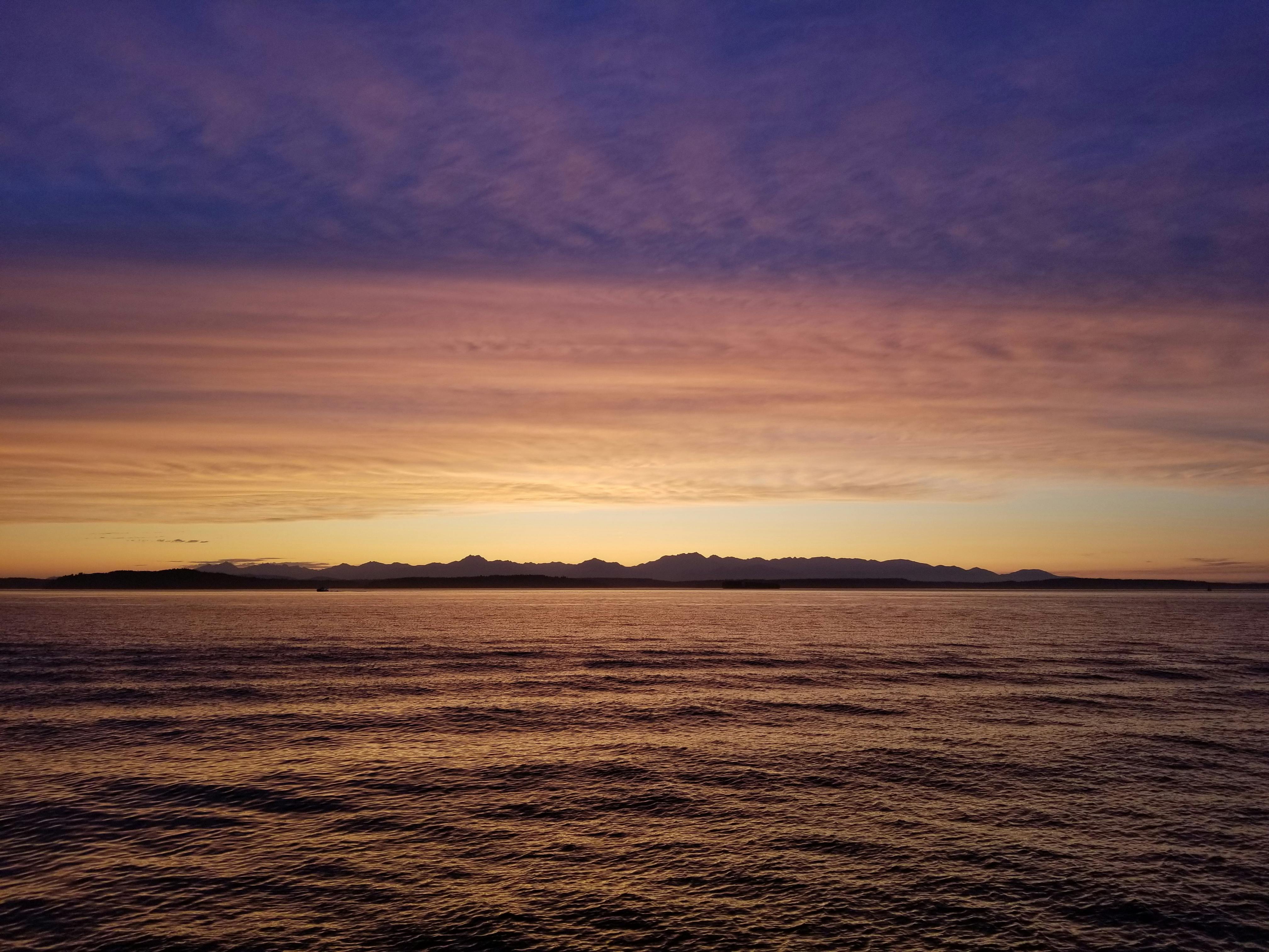 Free stock photo of beach, beautiful sunset, mountains