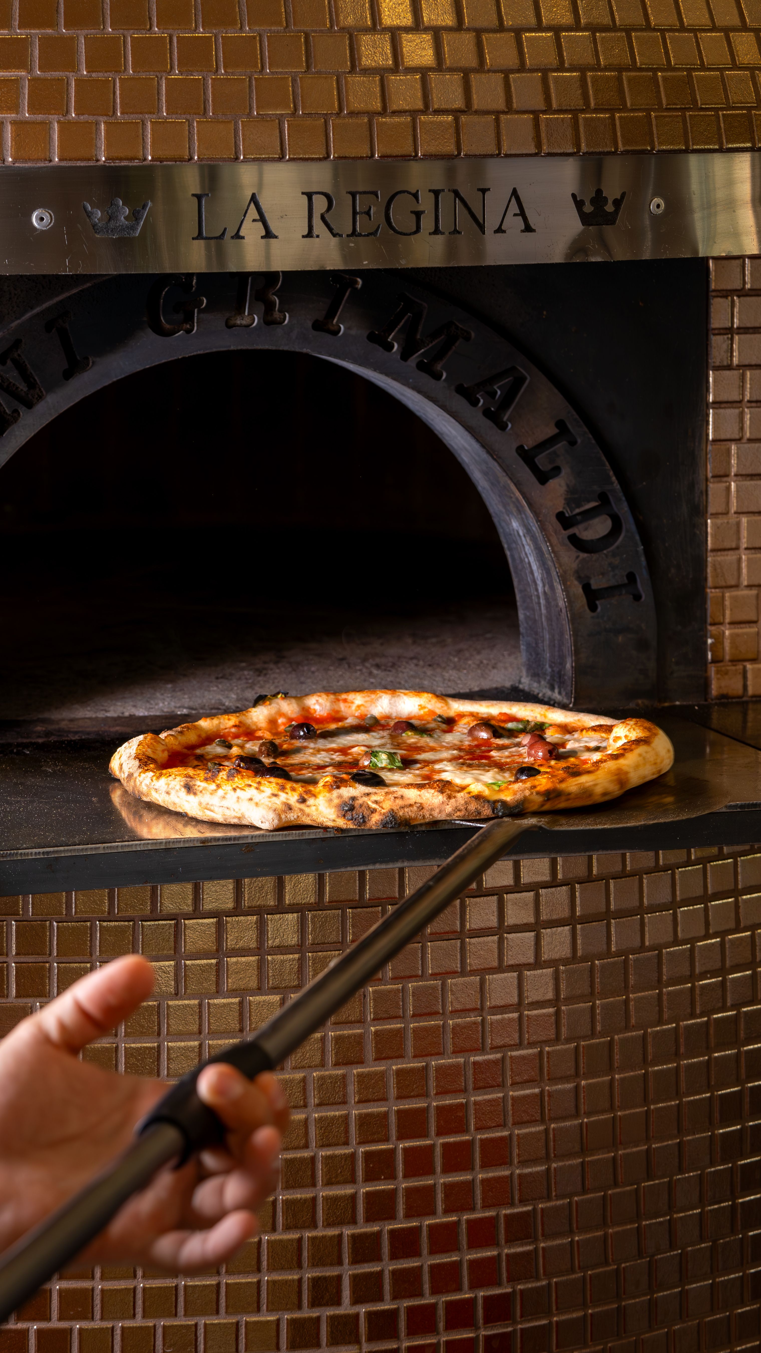 Freshly Baked Pizza in Brick Oven · Free Stock Photo