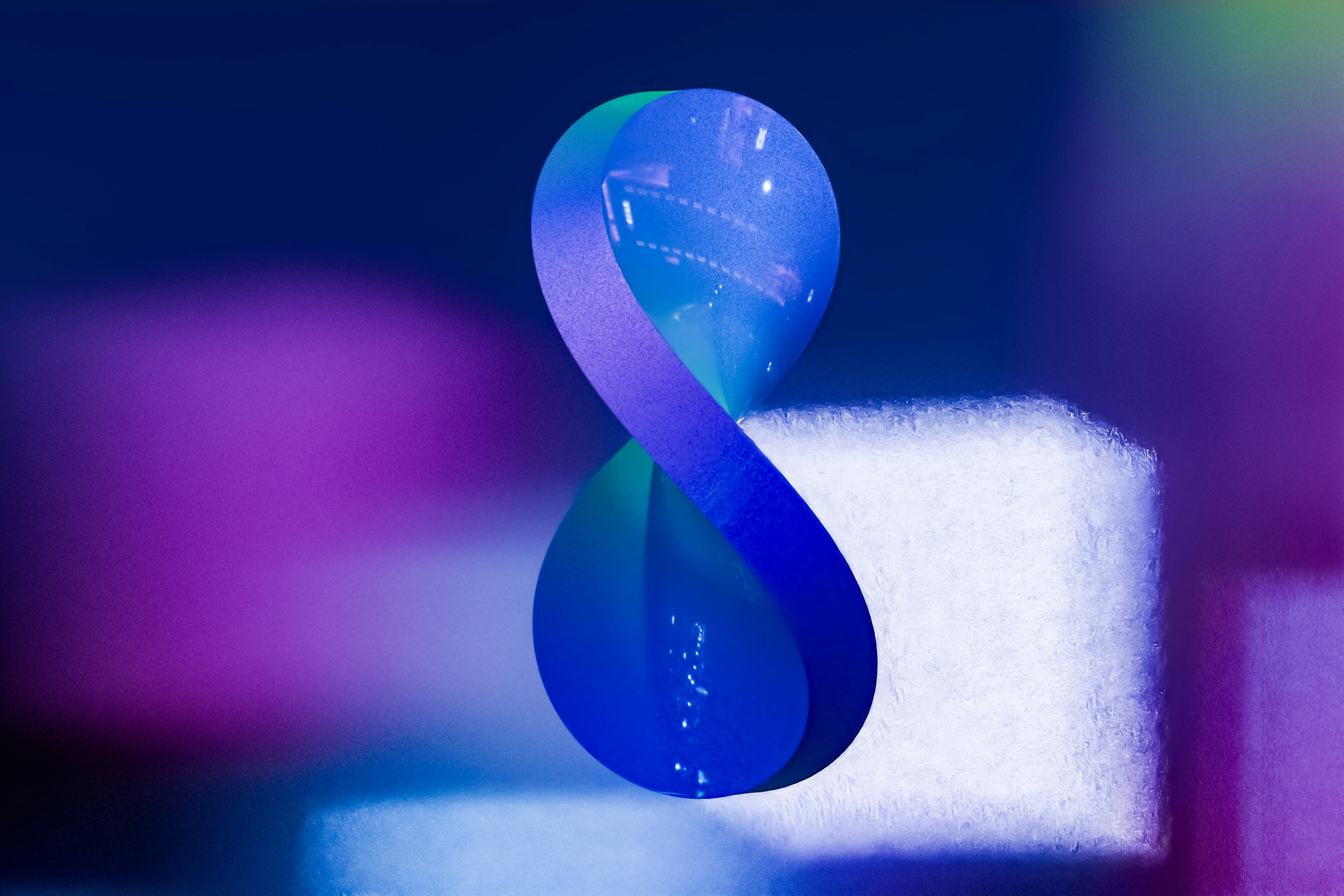 Abstract Colorful Infinity Symbol on Soft Background · Free Stock Photo