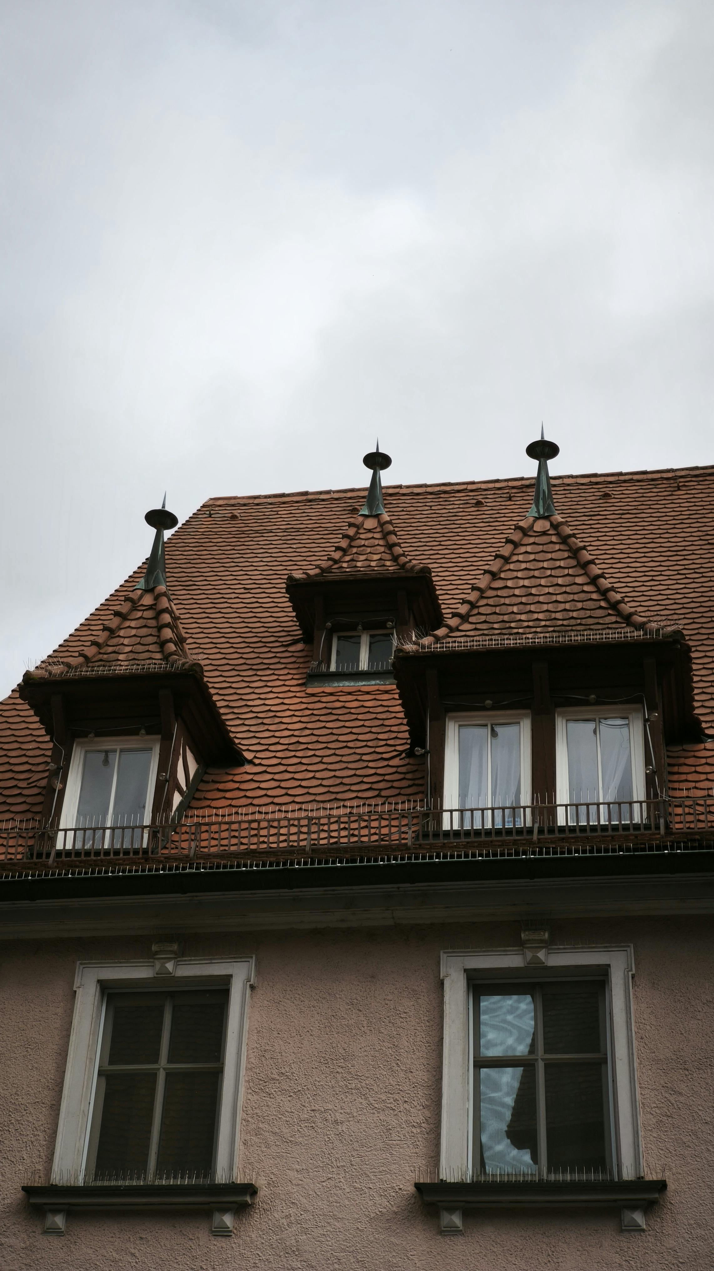 Charming European Rooftop Architecture Scene · Free Stock Photo
