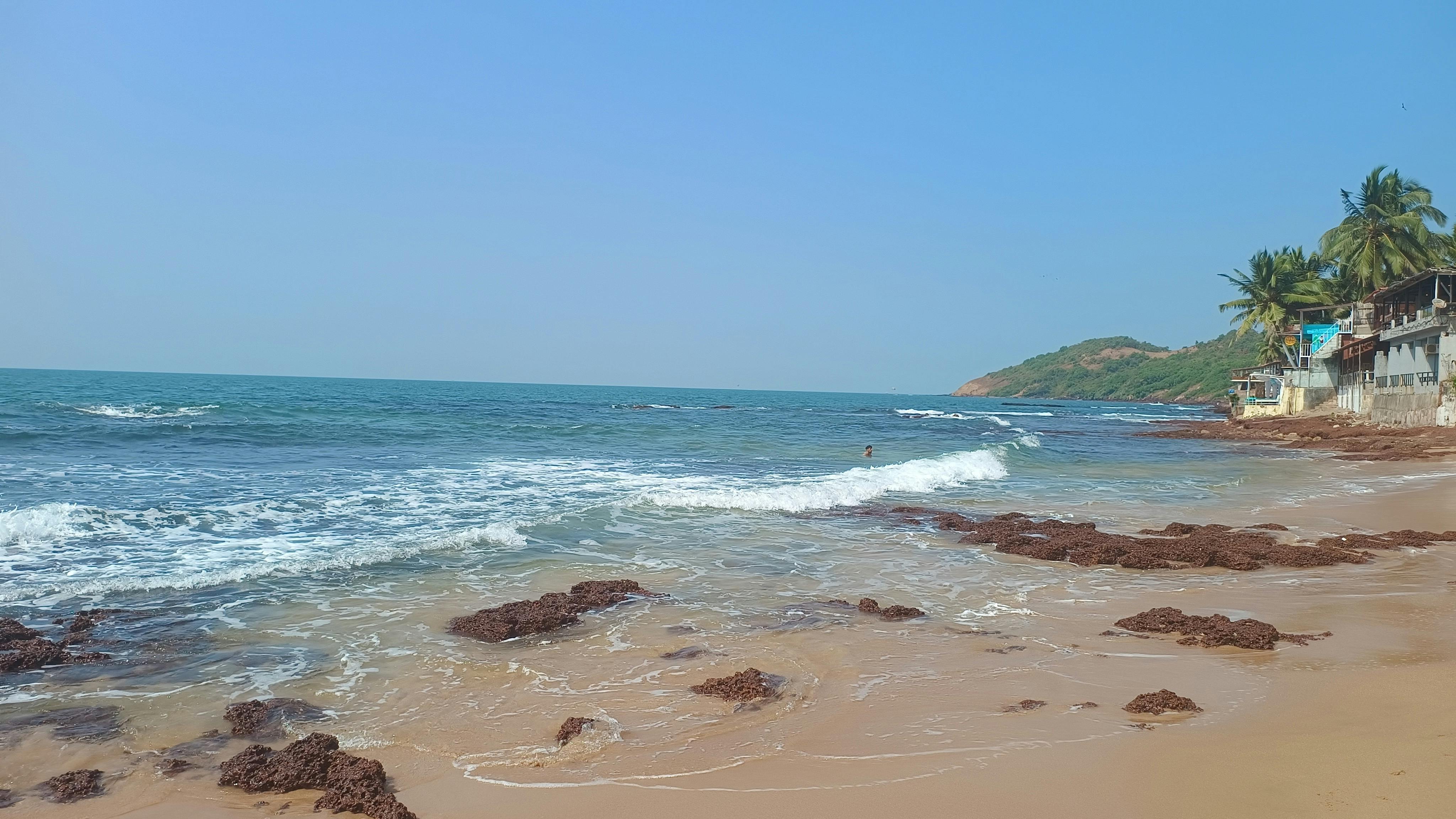 Scenic View of Anjuna Beach in Goa · Free Stock Photo