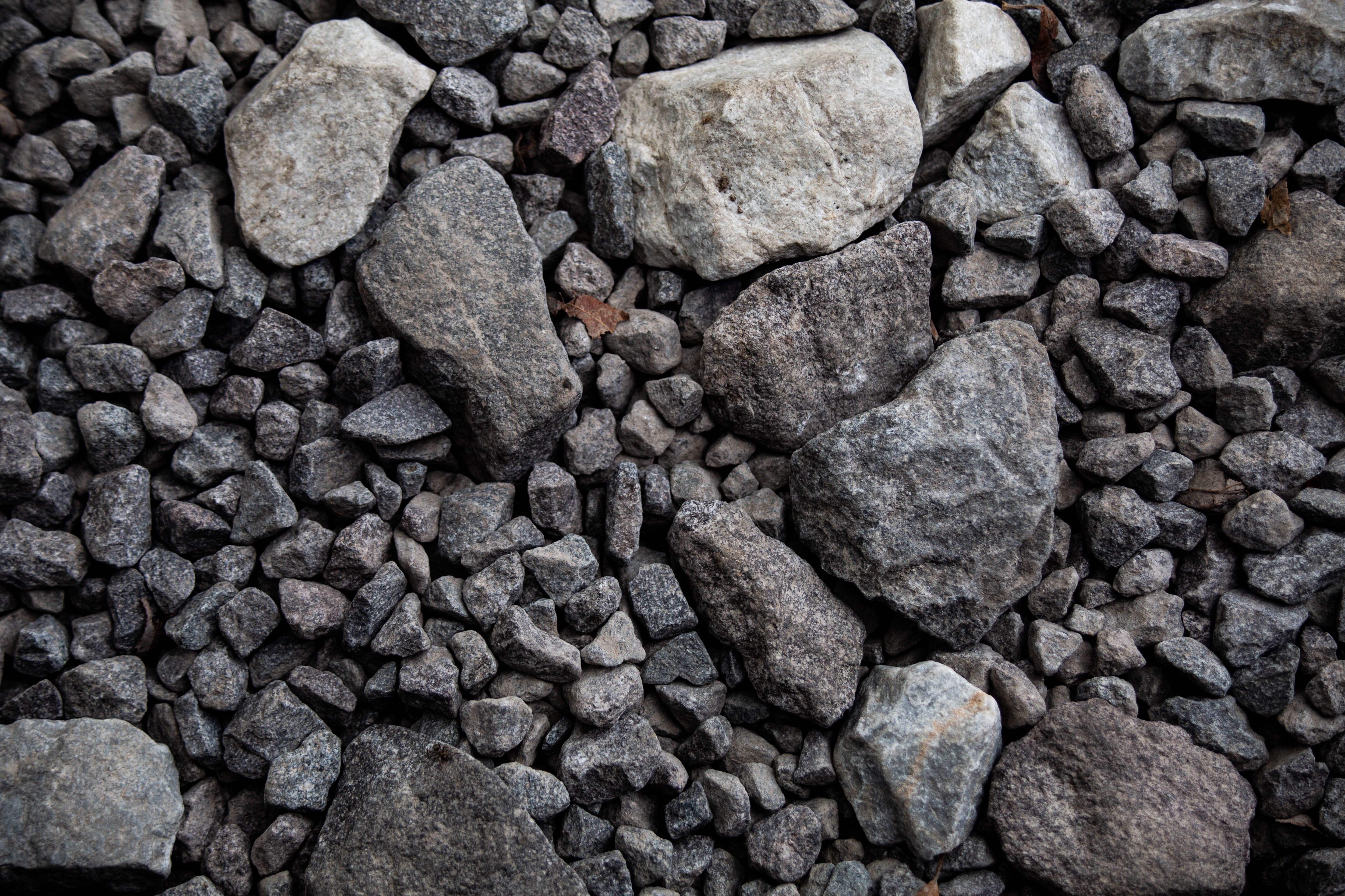 Primer Plano De La Textura De Grava De Piedra Natural · Foto de stock ...