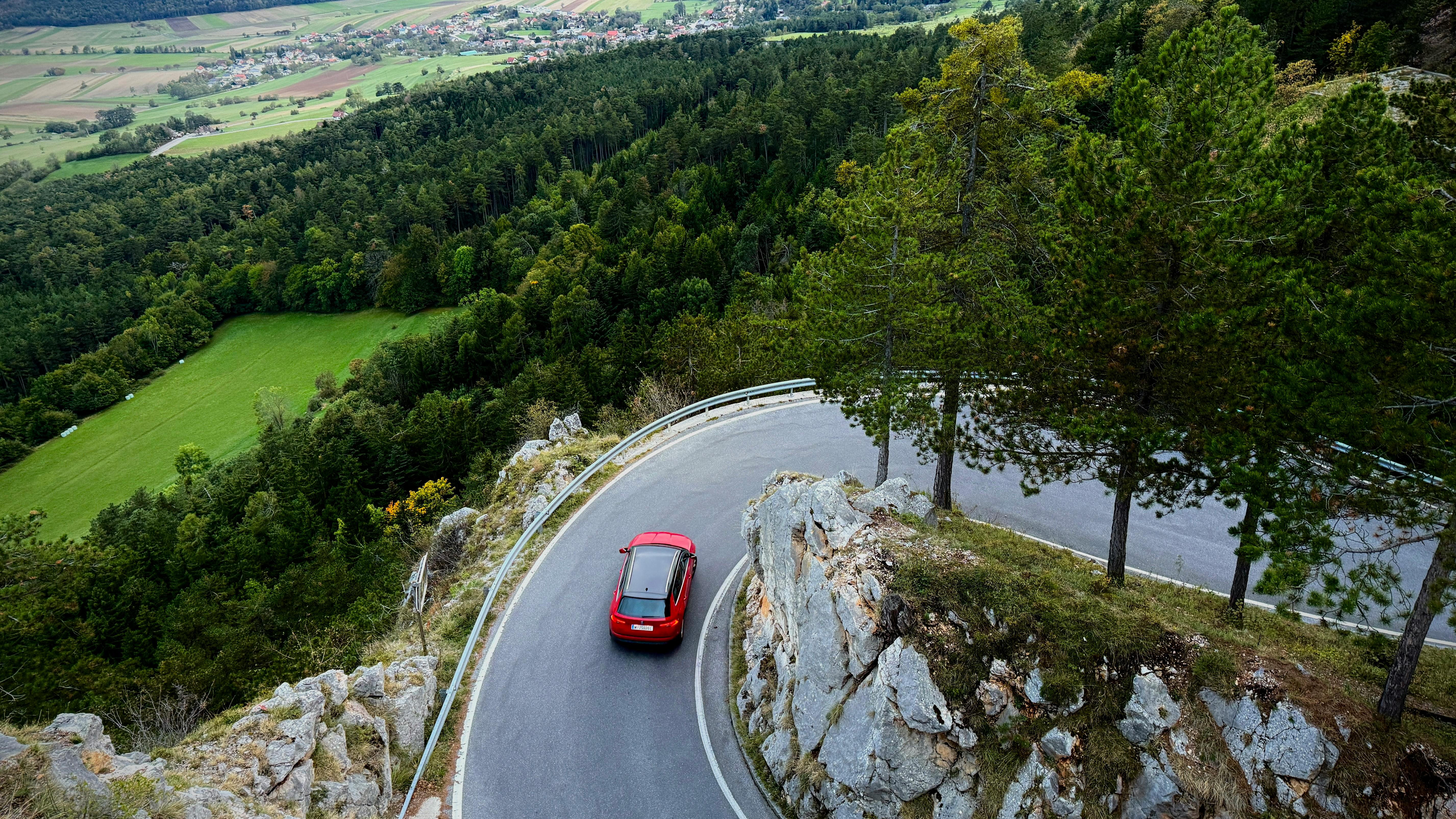 Scenic View of Forest From Car · Free Stock Photo