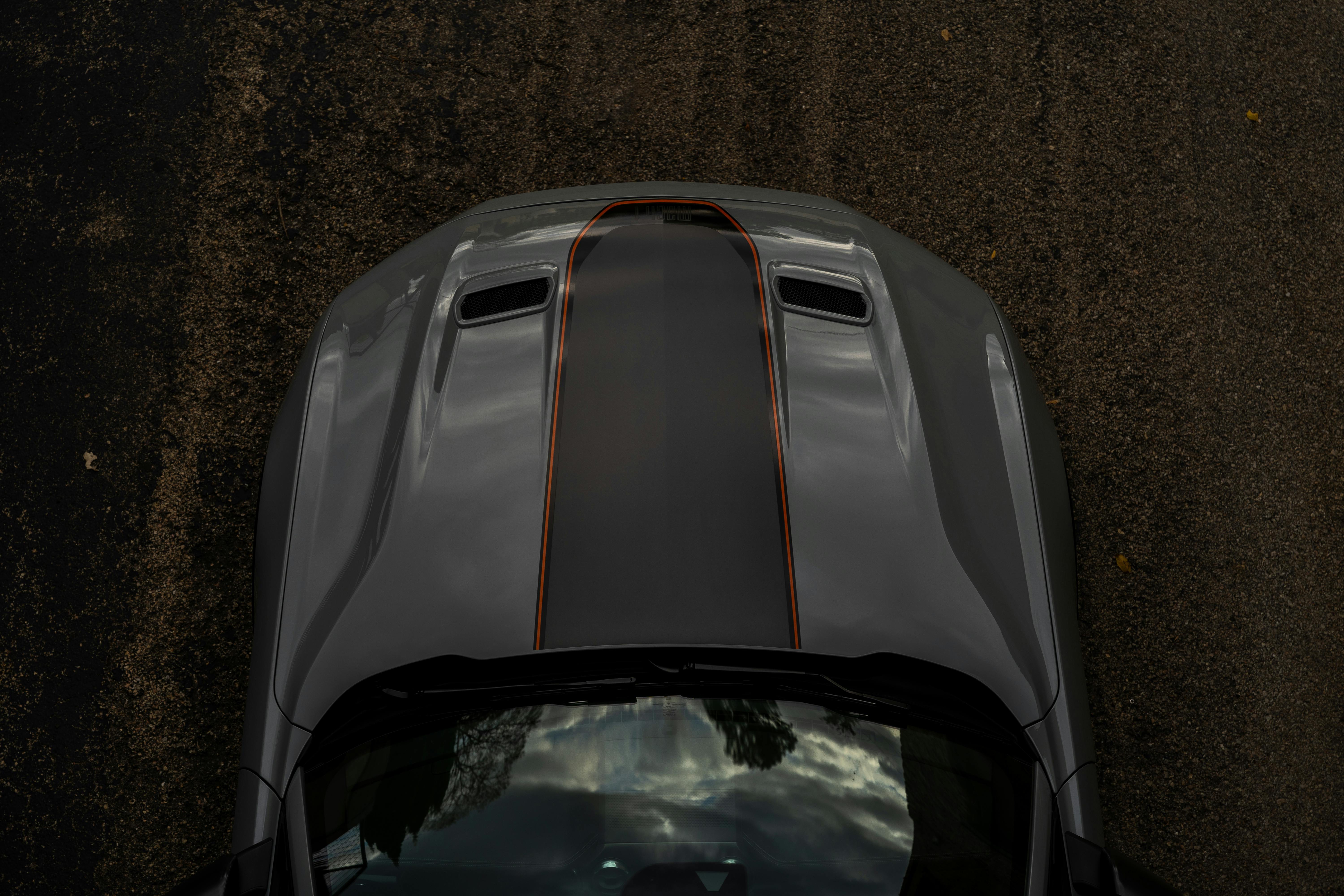 Sleek Hood of a Modern Sports Car · Free Stock Photo