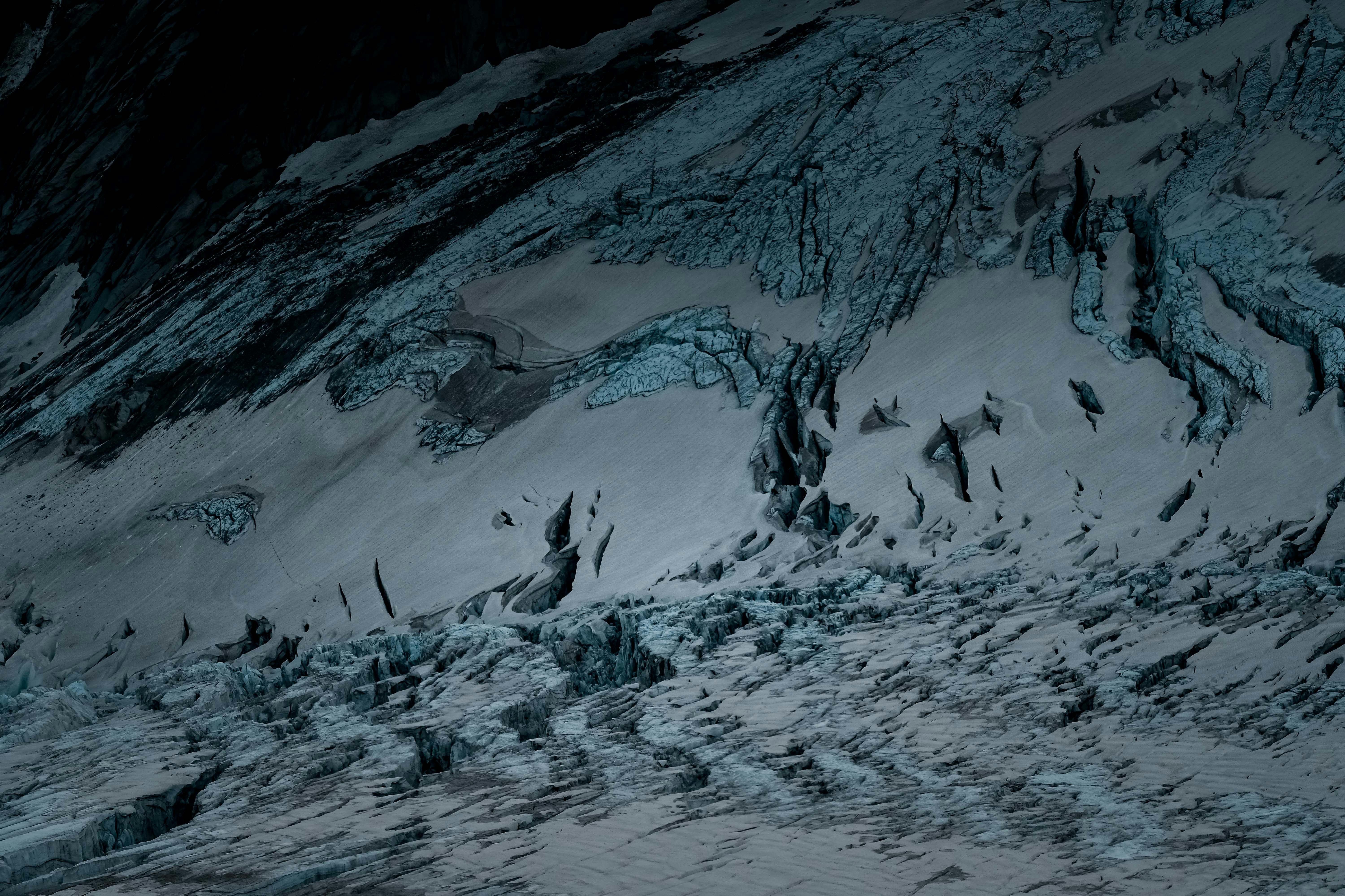 Ice Covers The Slopes Of A Mountain · Free Stock Photo