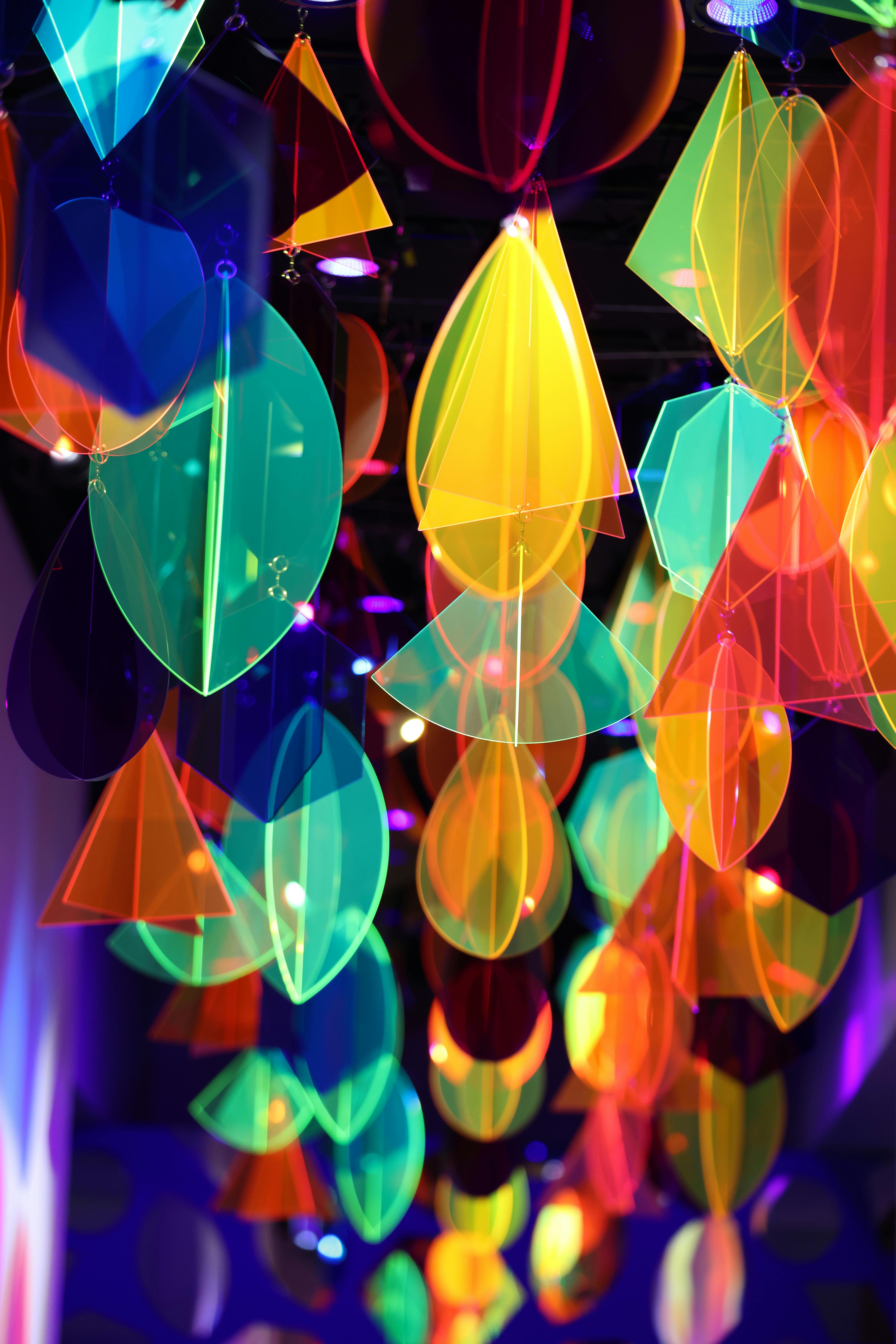 Vibrant Abstract Installation in Melbourne Art Gallery · Free Stock Photo