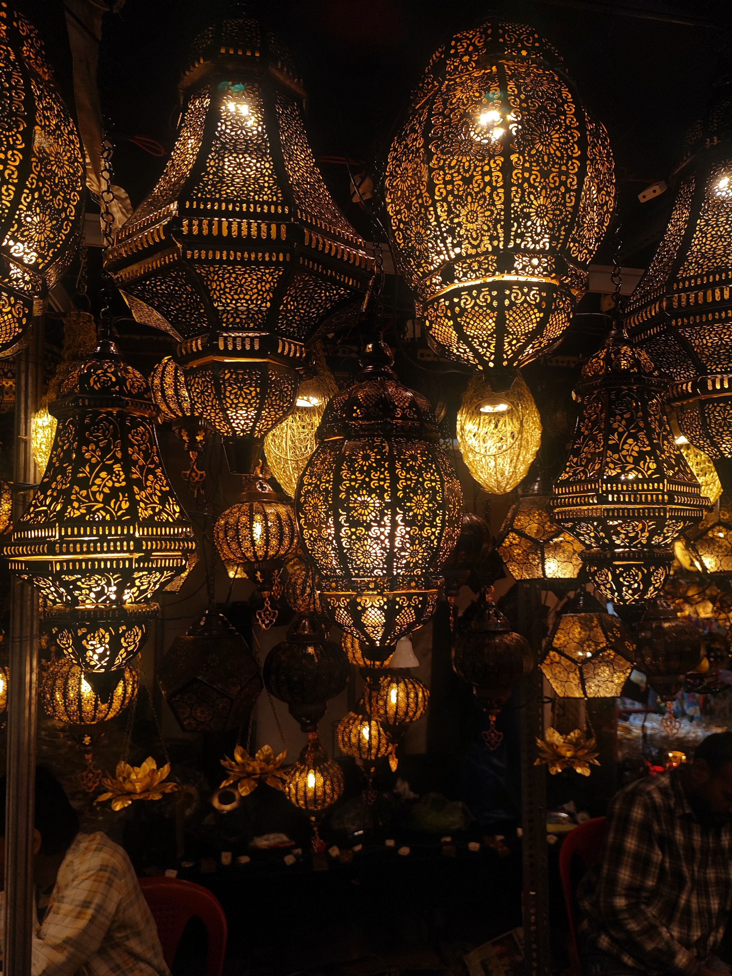 Elegant Antique Lamps with Intricate Designs in India · Free Stock Photo