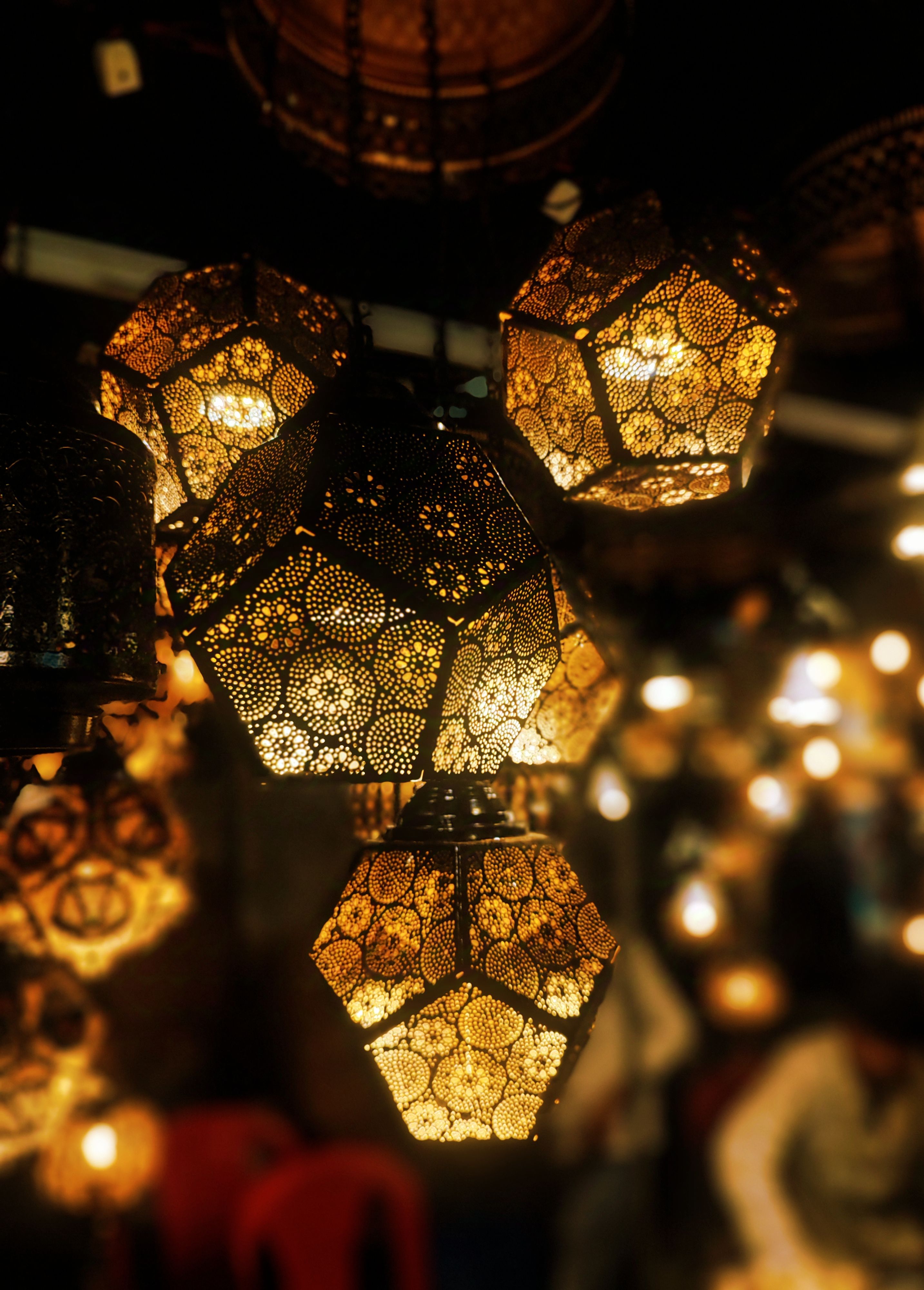 Elegant Antique Lamps with Intricate Designs in India · Free Stock Photo