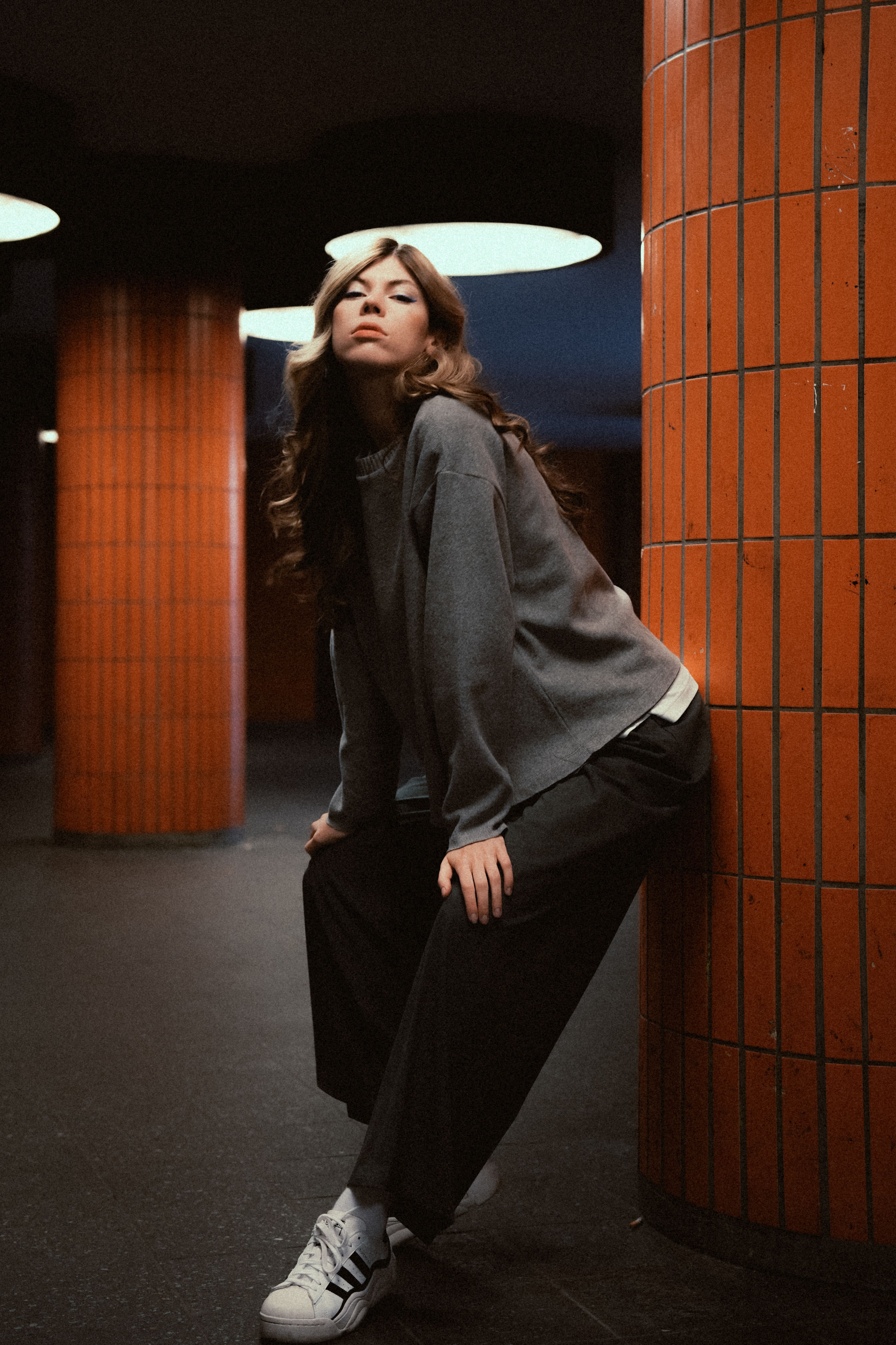Urban Fashion Portrait with Dramatic Lighting · Free Stock Photo