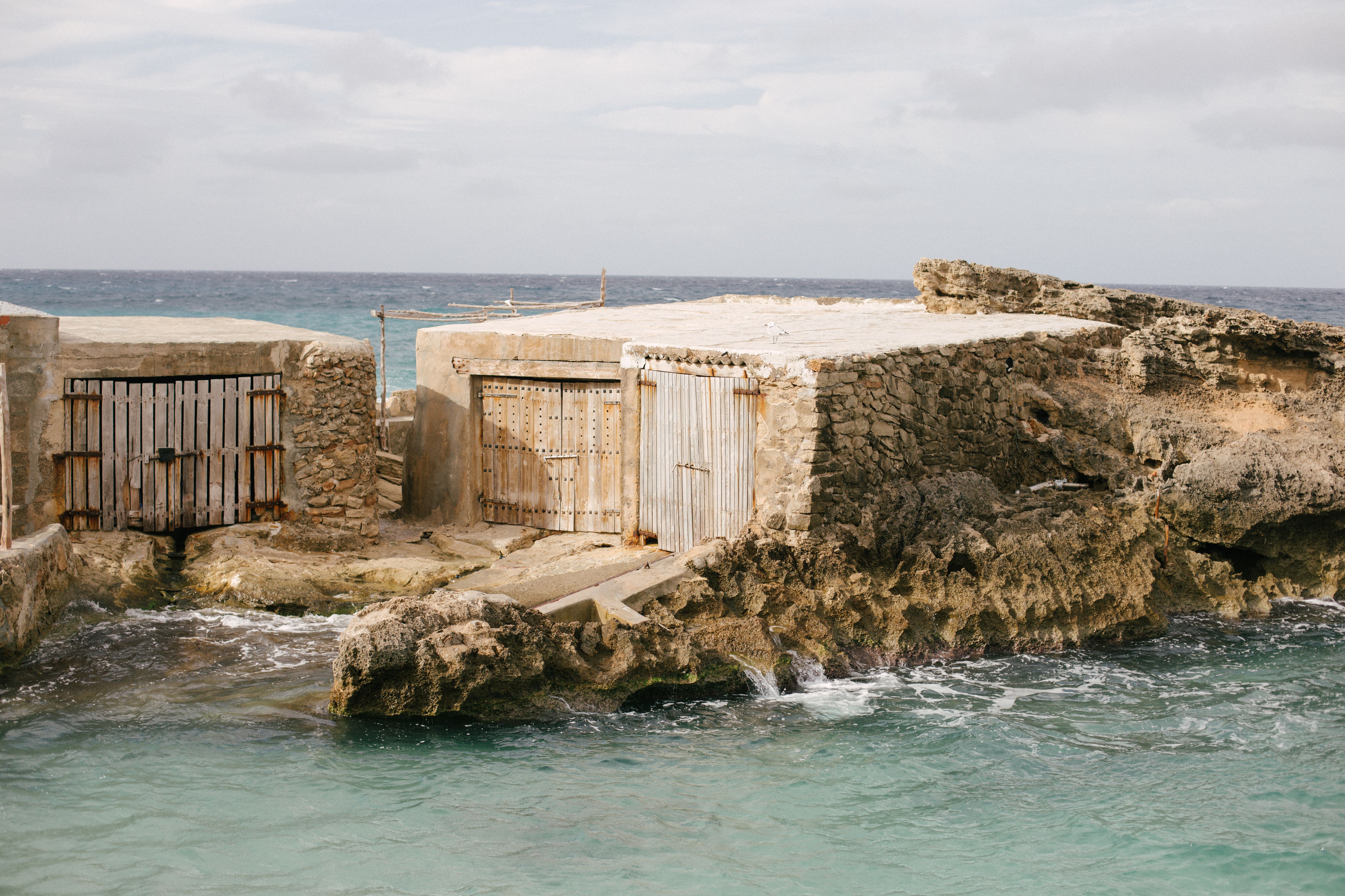 Rustic Fisherman Hut on Ibiza Coastline · Free Stock Photo