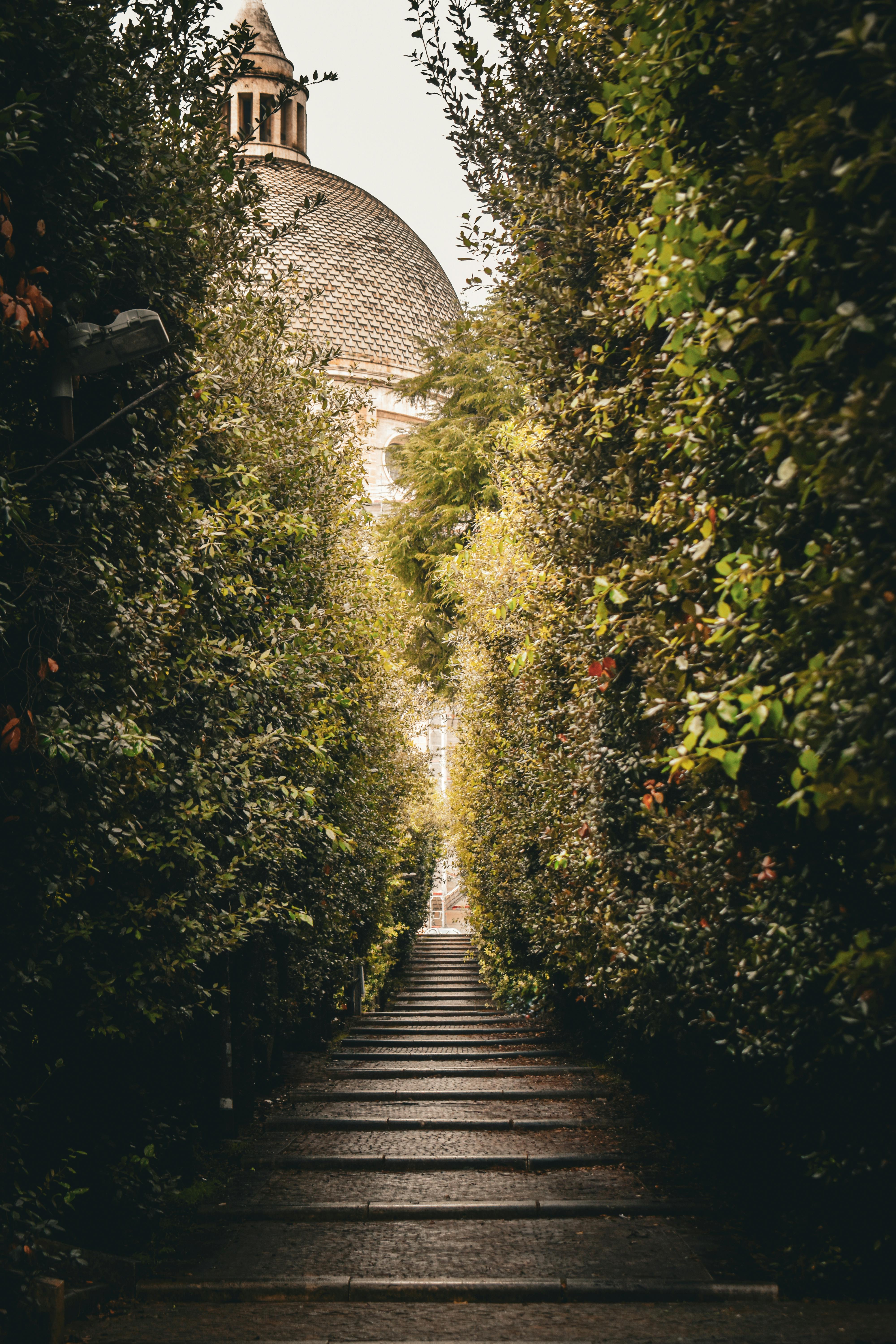 Pathway to Church Dome in Rome, Italy · Free Stock Photo