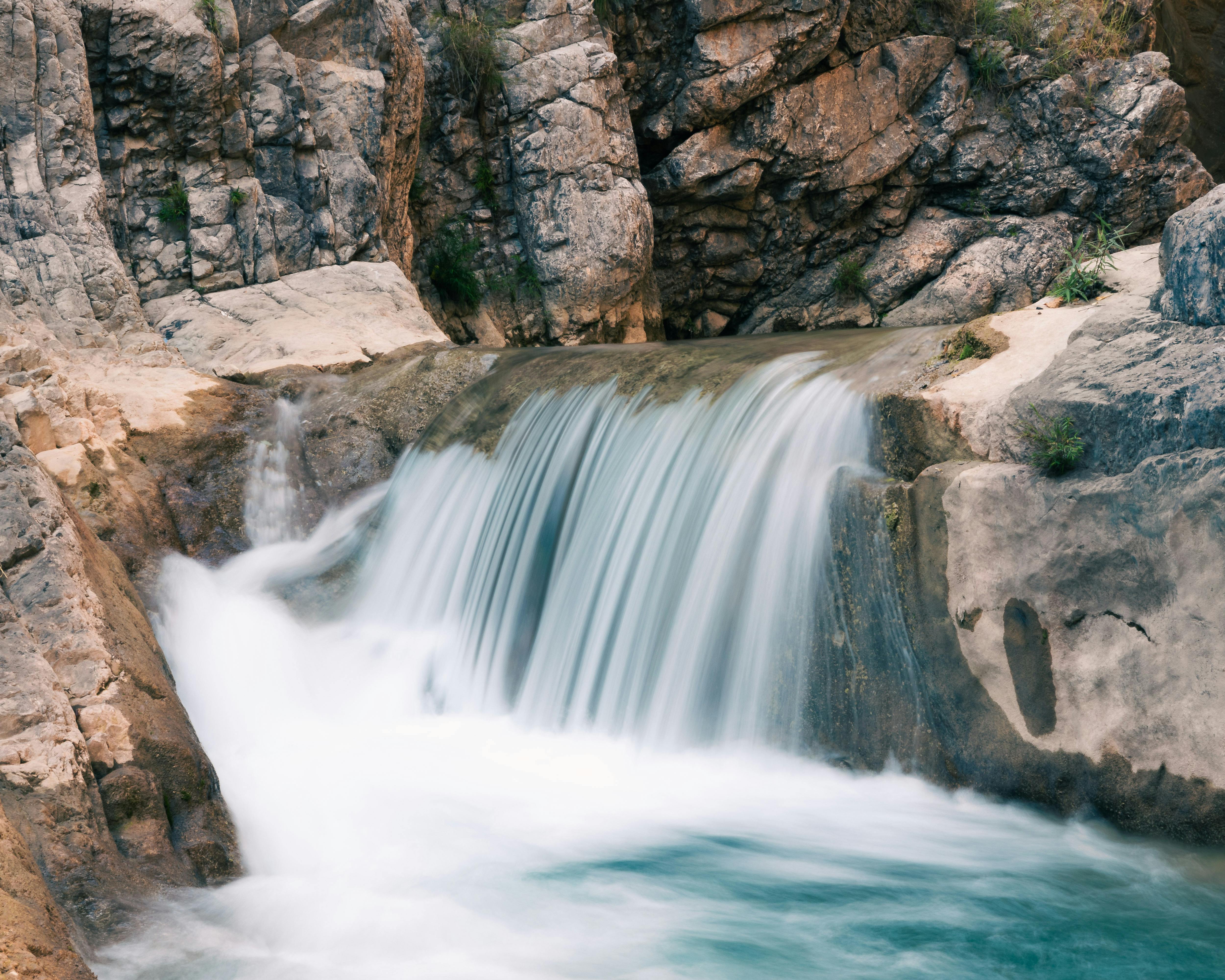 Serene Waterfall in Khyber Pakhtunkhwa, Pakistan · Free Stock Photo