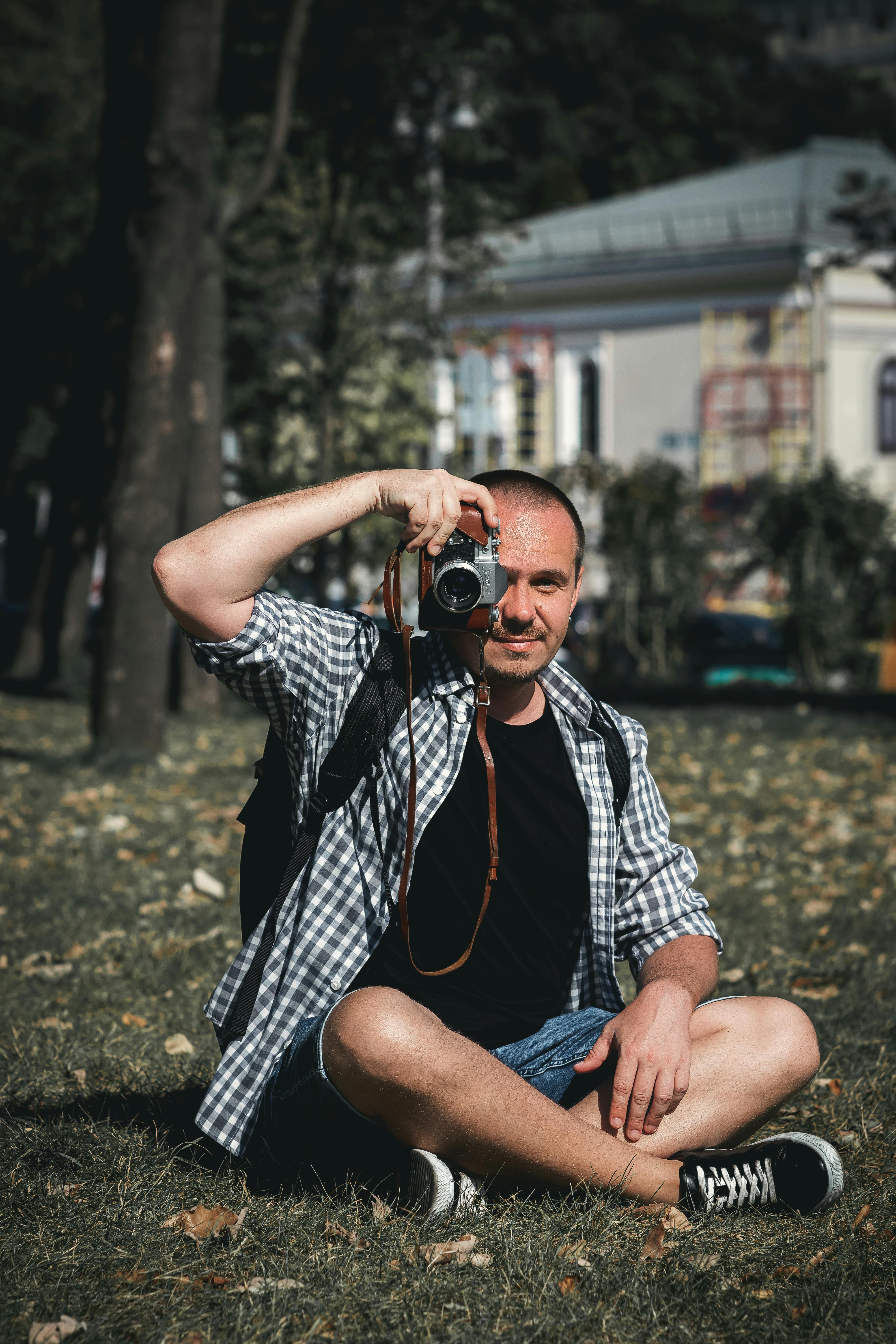 Man Using Camera · Free Stock Photo
