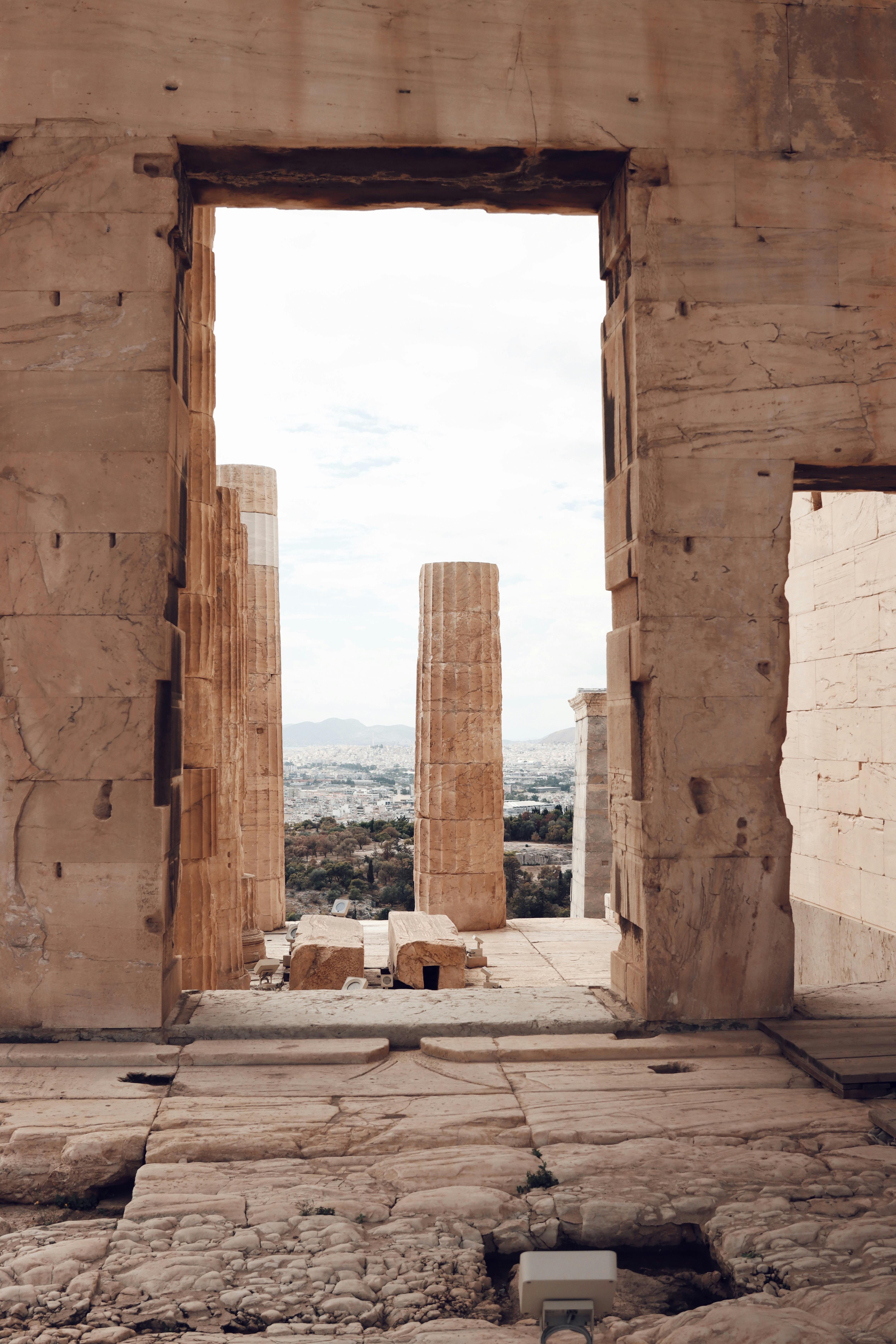 Ancient Greek Acropolis in Athens View · Free Stock Photo