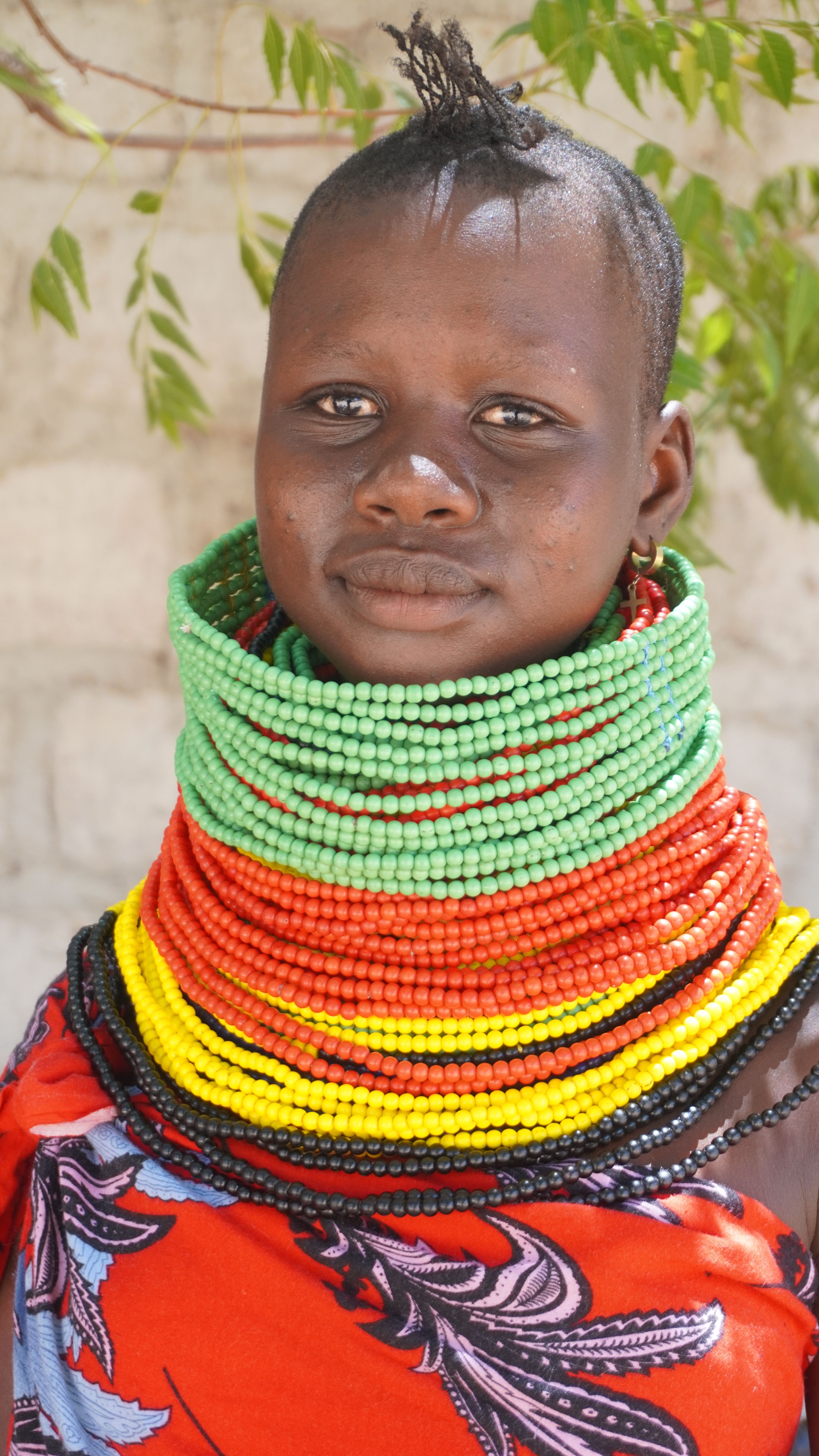 Traditional Beaded Neck Jewelry in African Culture · Free Stock Photo